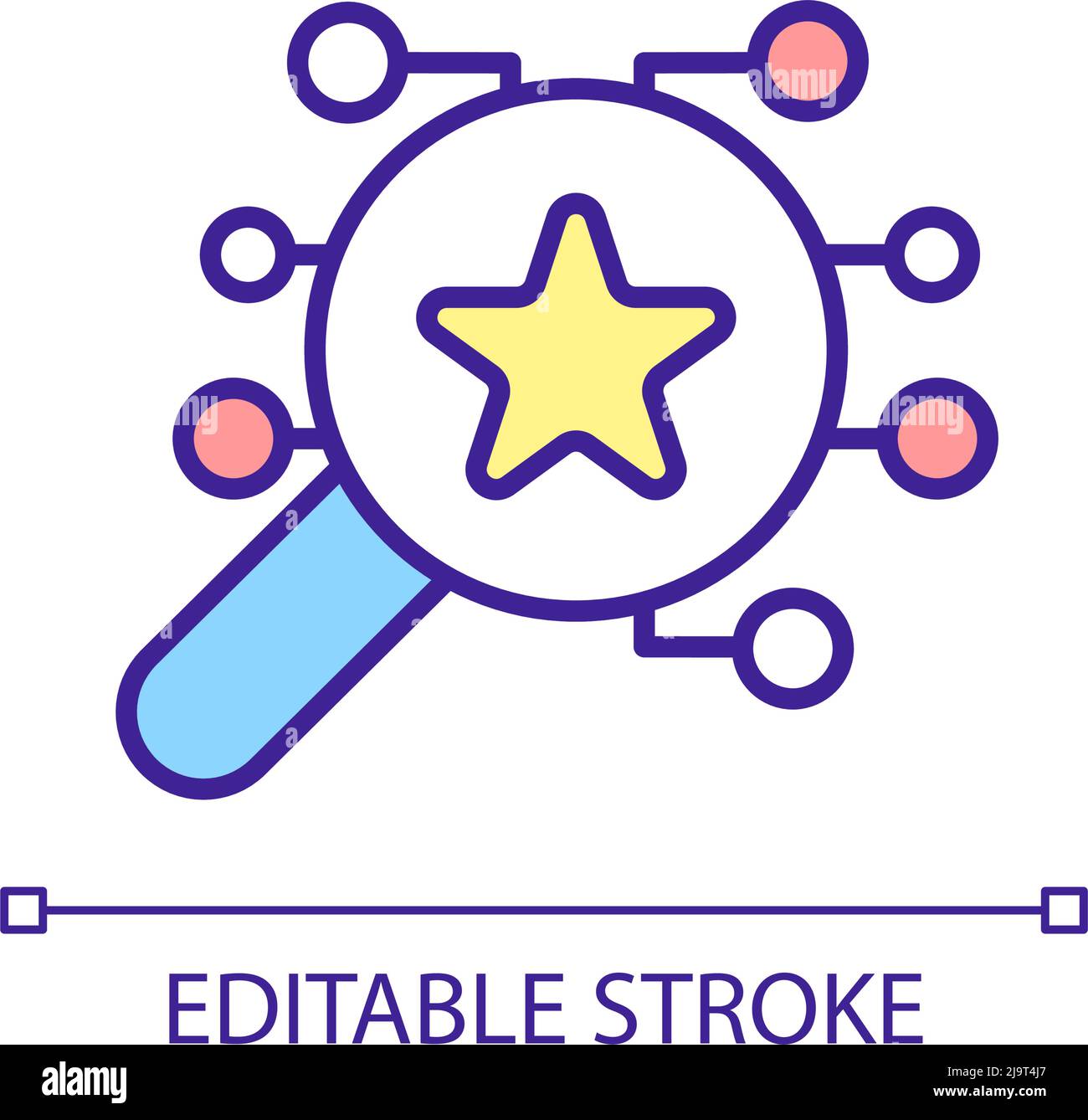 Technical analysis RGB color icon Stock Vector Image & Art - Alamy