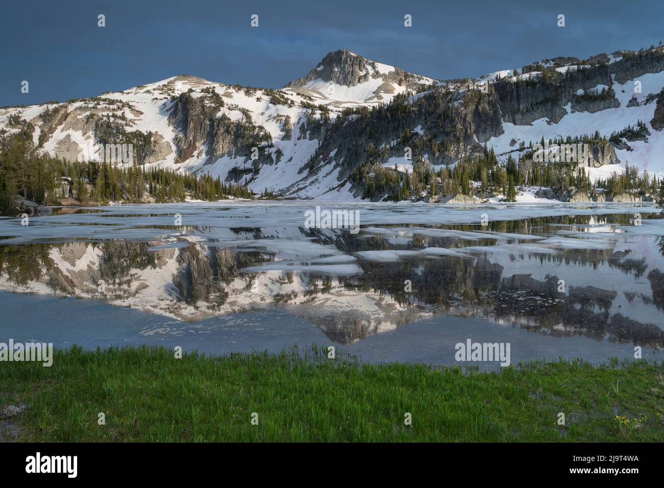 Eagle Cap reflected in Mirror Lake, Eagle Cap Wilderness Wallowa ... Eagle Cap reflected in Mirror Lake, Eagle Cap Wilderness Wallowa ...