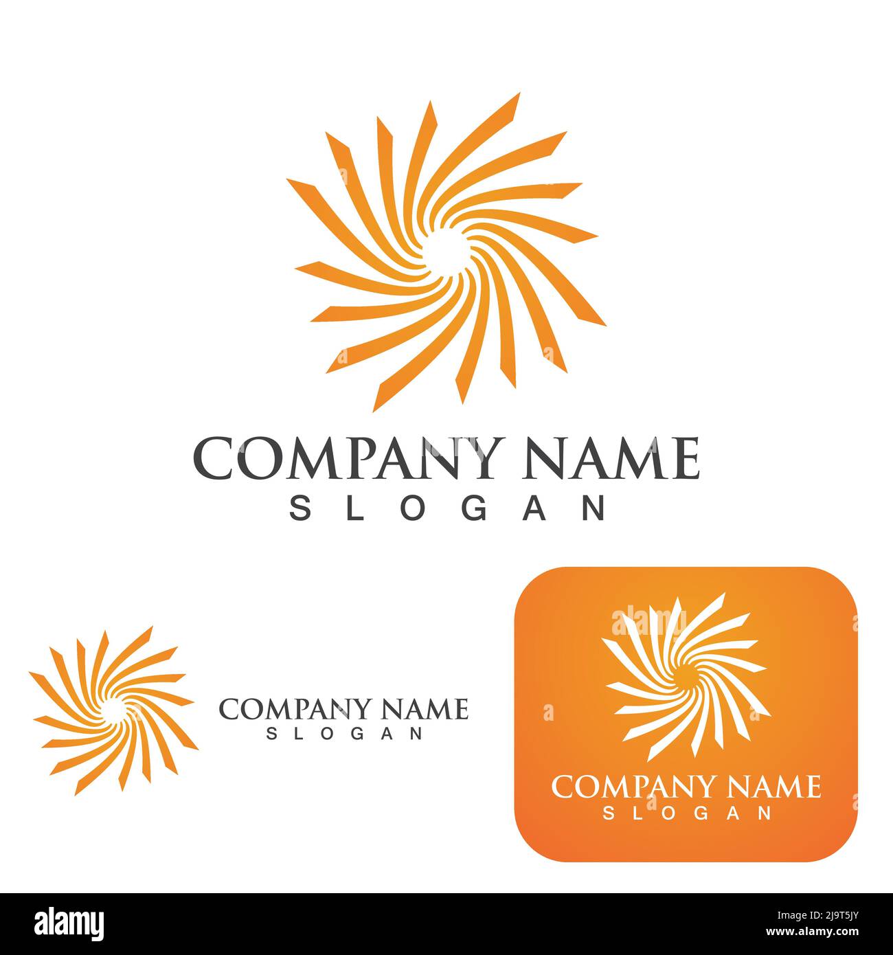 vortex vector illustration icon Logo Template design Stock Vector Image ...