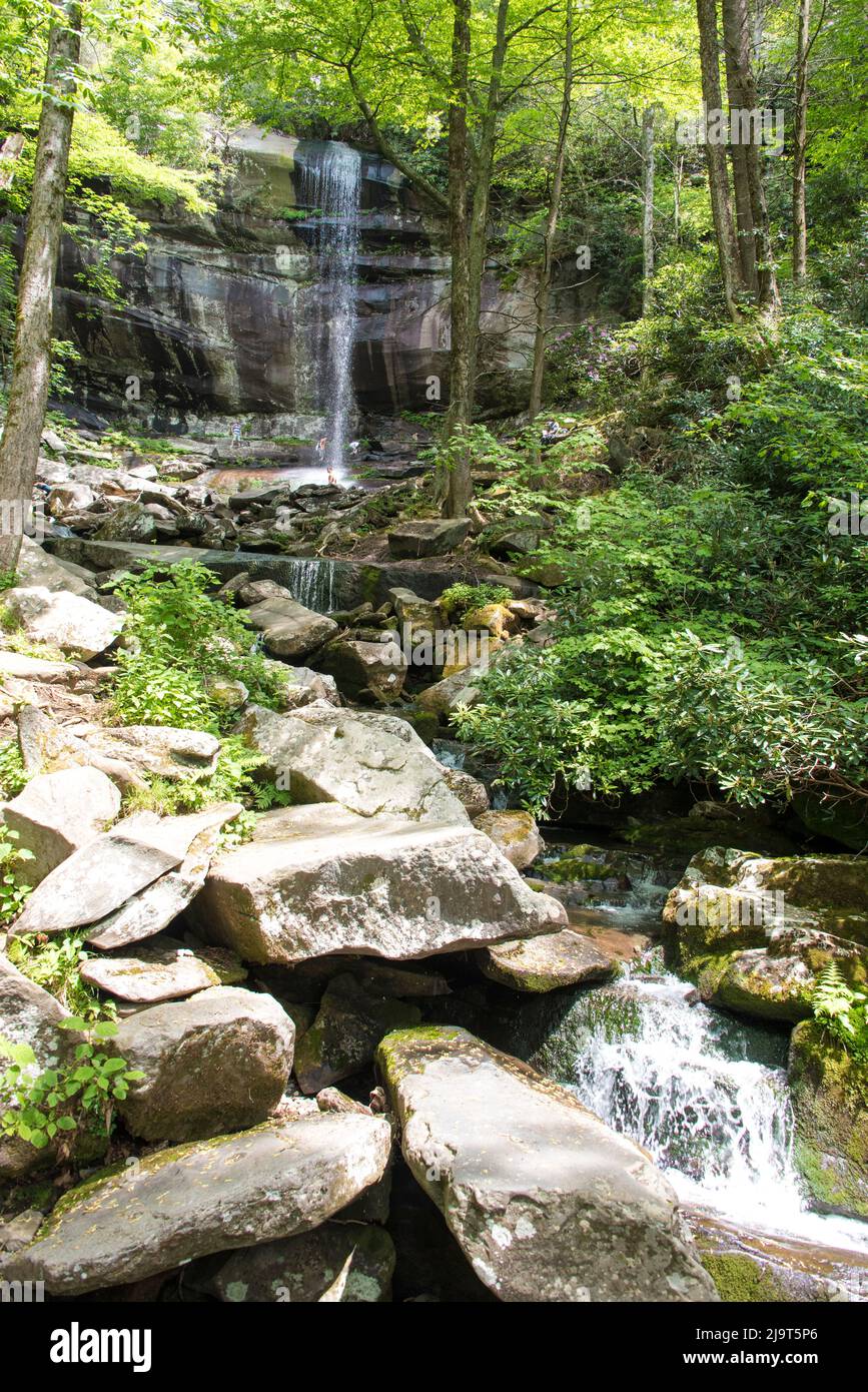 Rainbow falls great smoky hi-res stock photography and images - Alamy