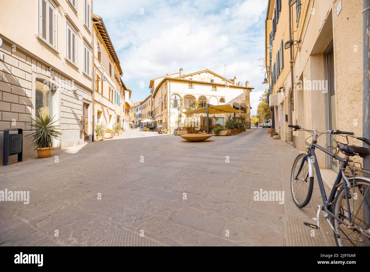 Square in Grosseto town in Italy Stock Photo - Alamy