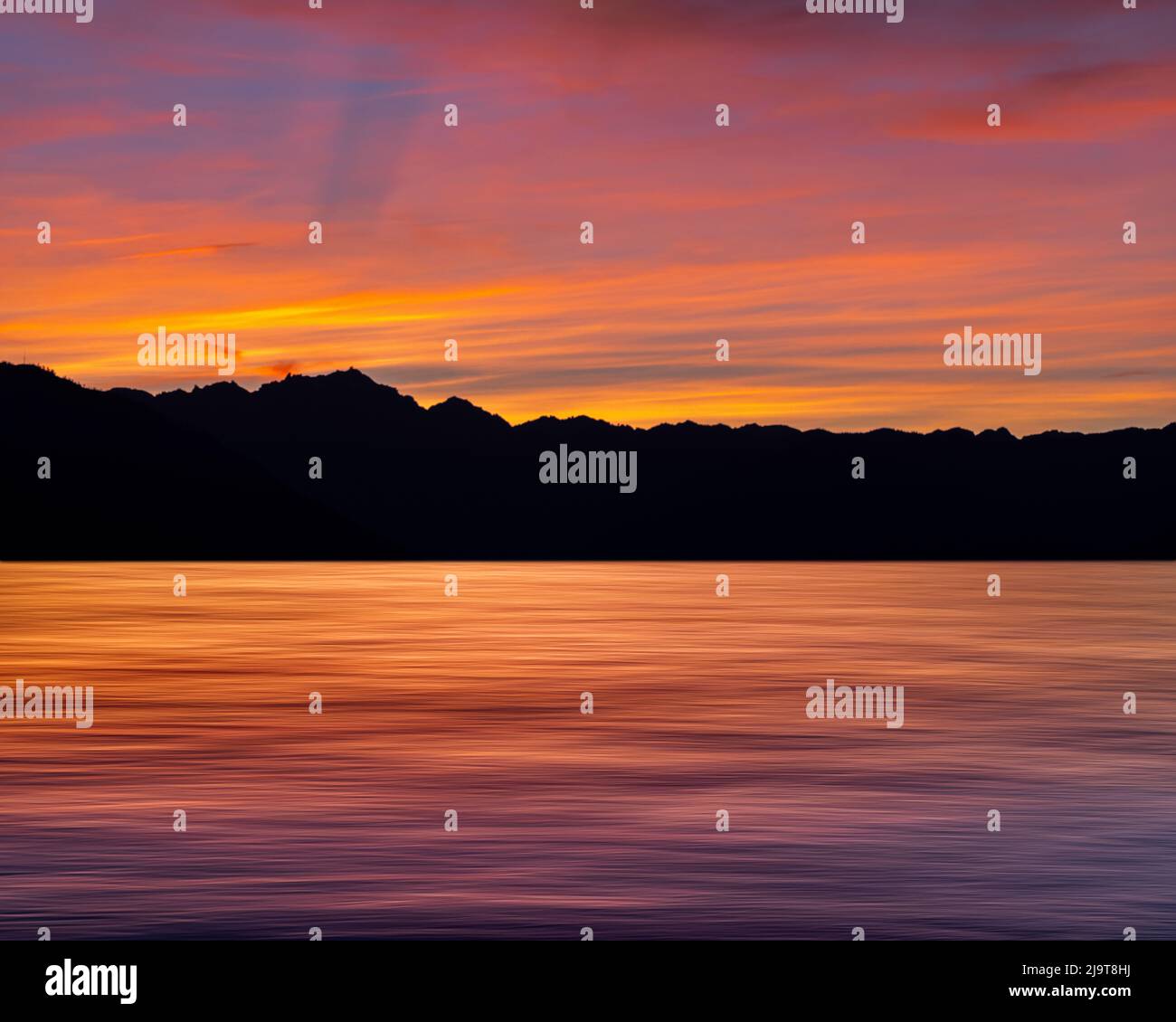 Seabeck sunset panoramic hi-res stock photography and images - Alamy