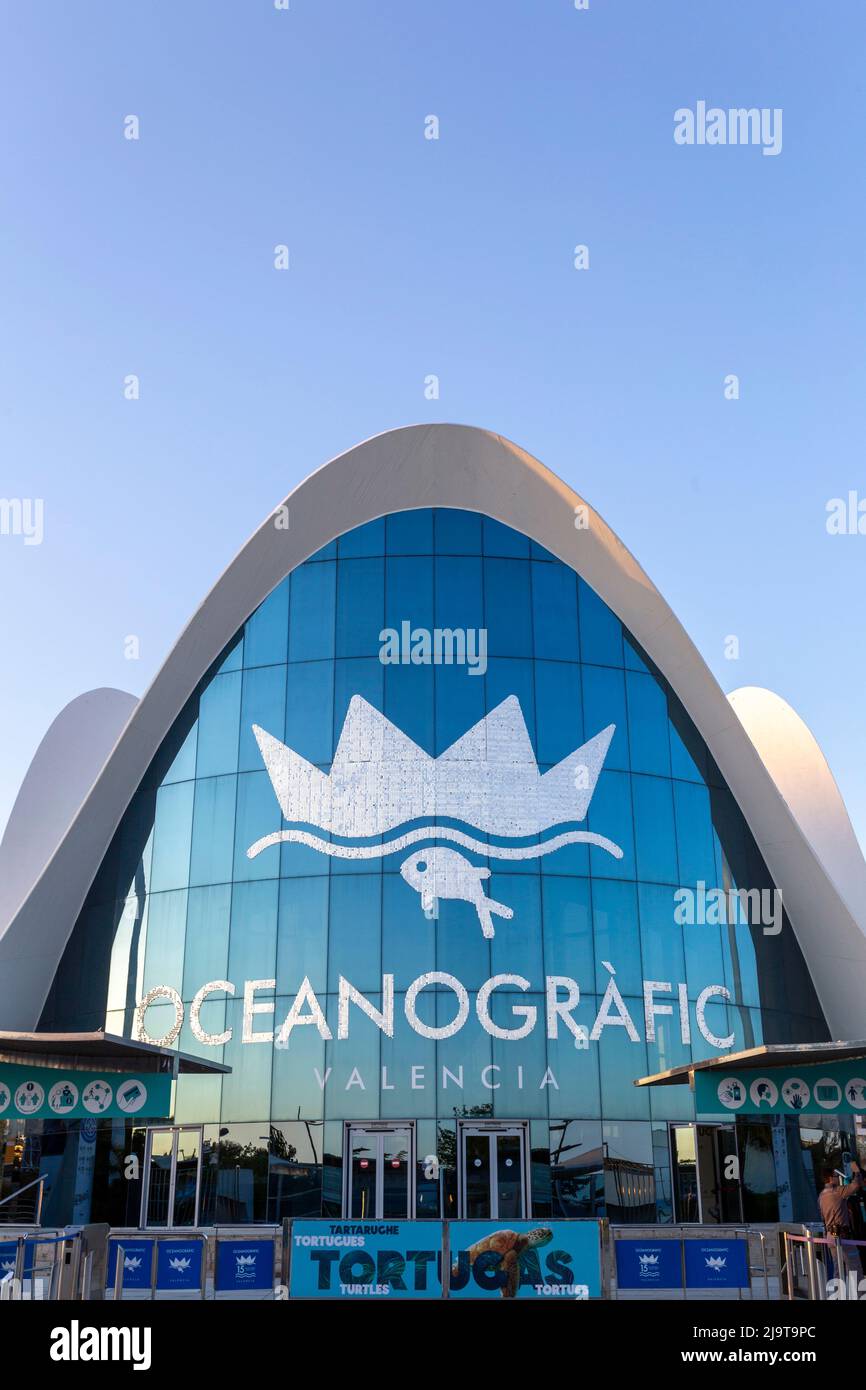 Valencia, Spain - 05 07 2022: The Oceanographic (L'Oceanografic ...