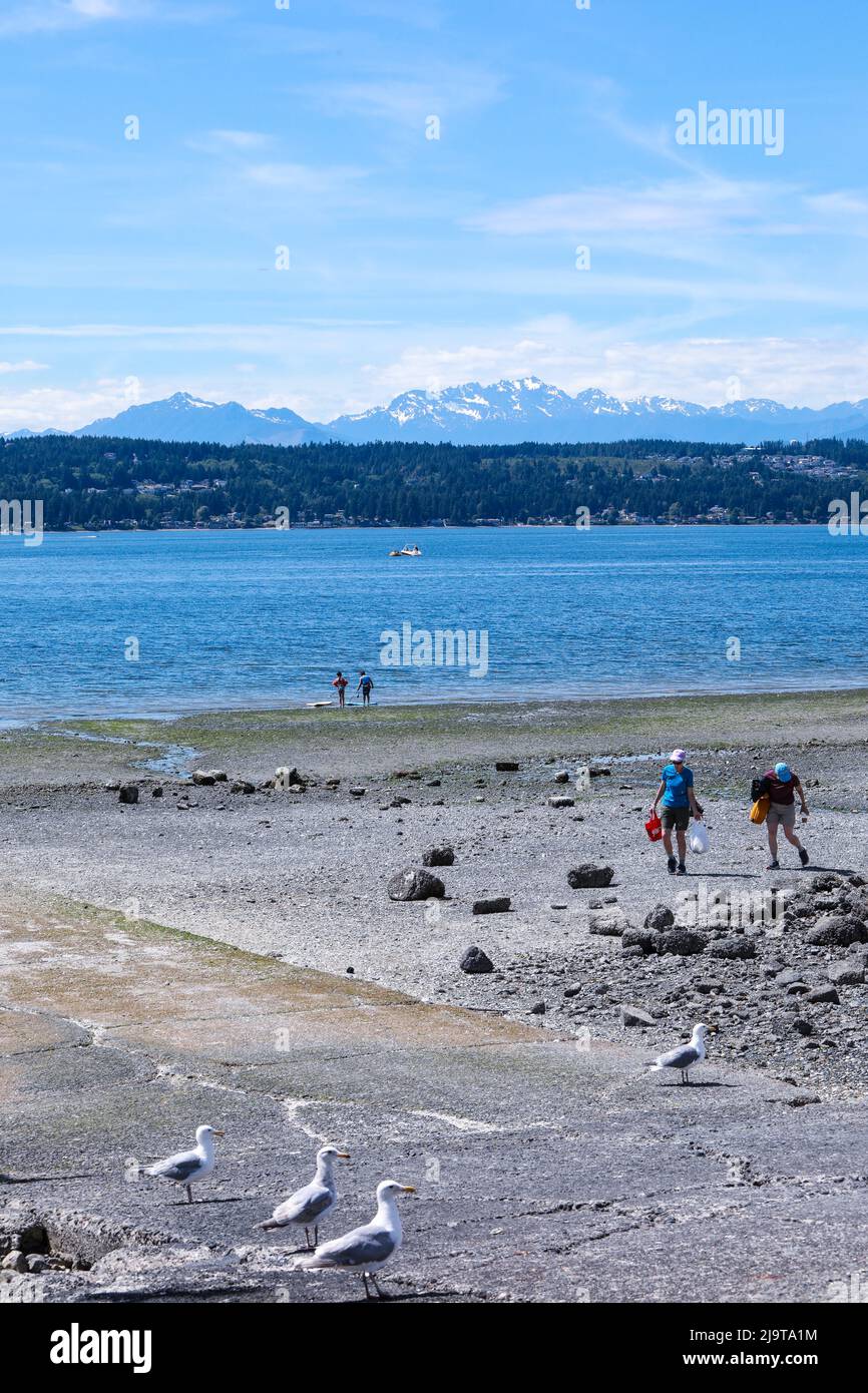 Tracyton, Washington State, USA. Puget Sound Stock Photo - Alamy