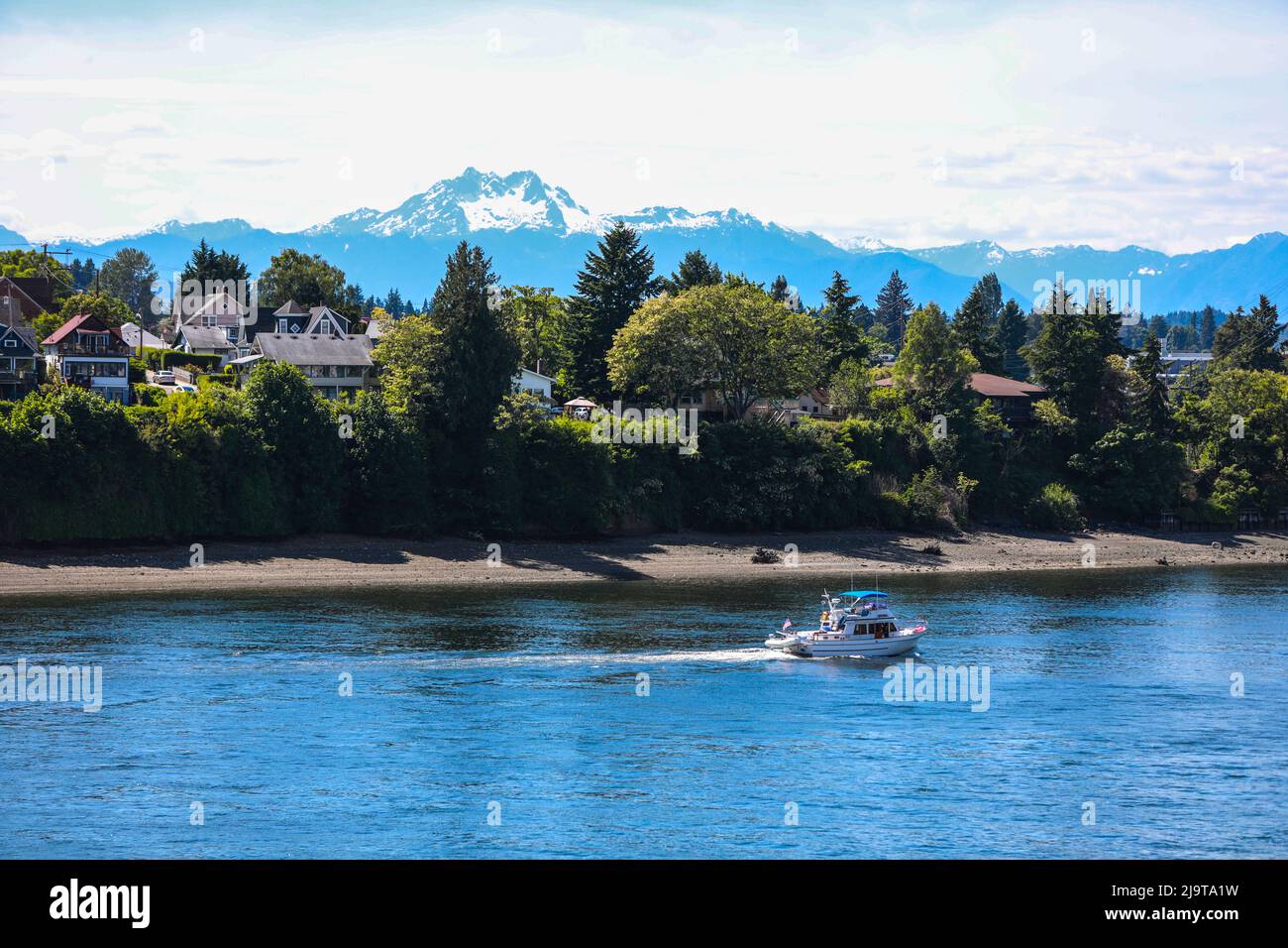 Tracyton, Washington State, USA. Puget Sound Stock Photo - Alamy
