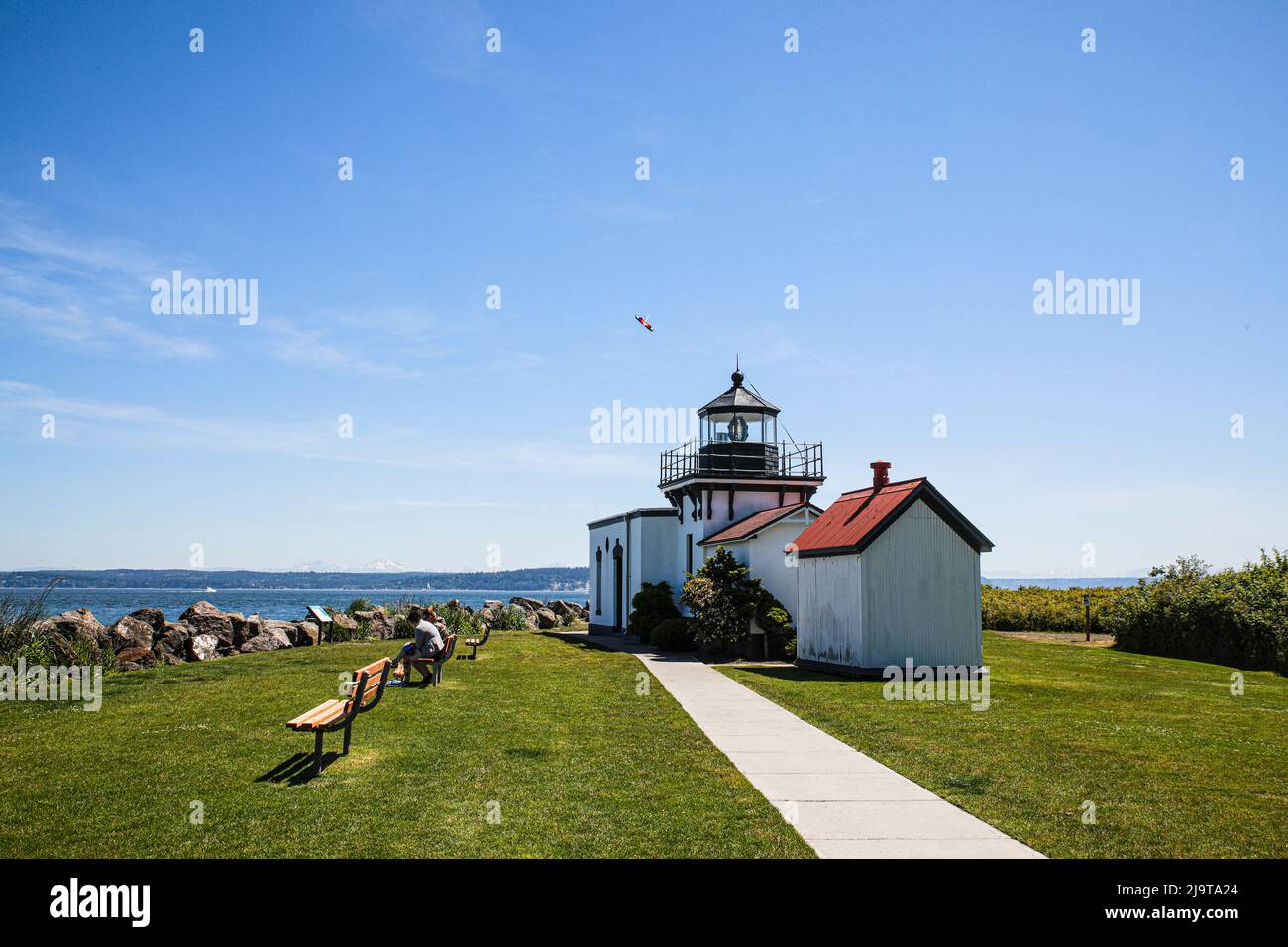 Point no point lighthouse hansville hi-res stock photography and images ...