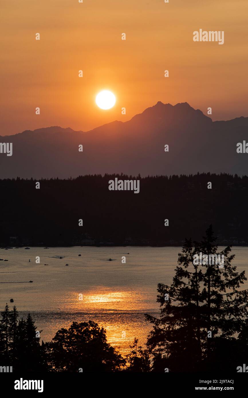 Bremerton, Washington State, USA. Pacific Northwest Stock Photo - Alamy