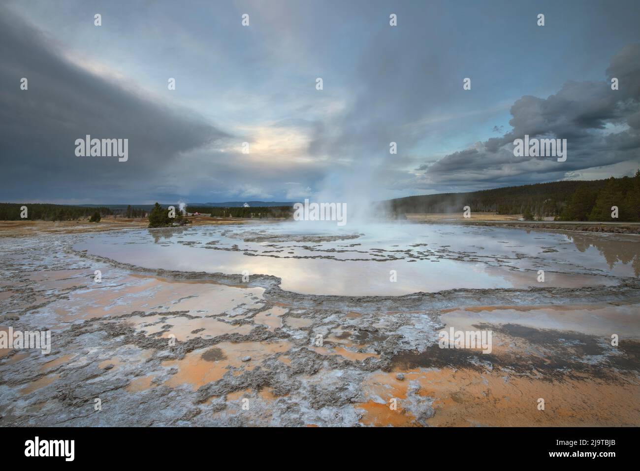 Great Fountain Geyser, Yellowstone National Park Stock Photo - Alamy