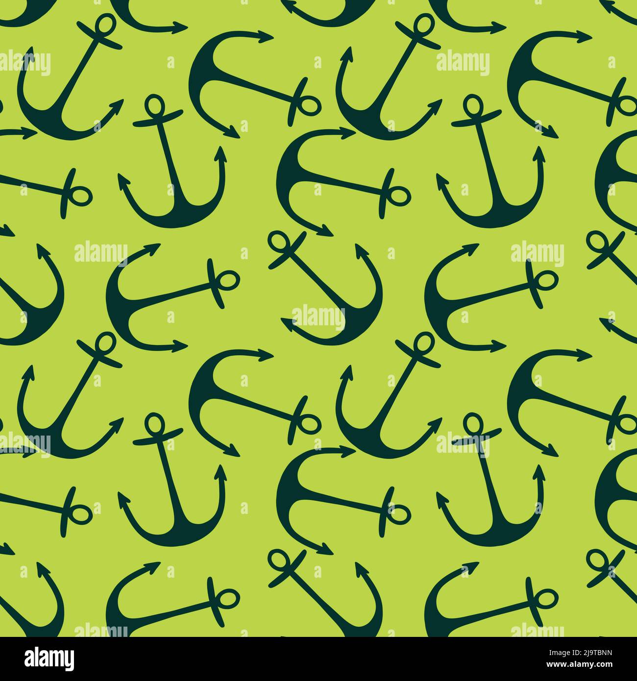 Summer seamless cartoon fish hook pattern for fabrics and textiles and ...