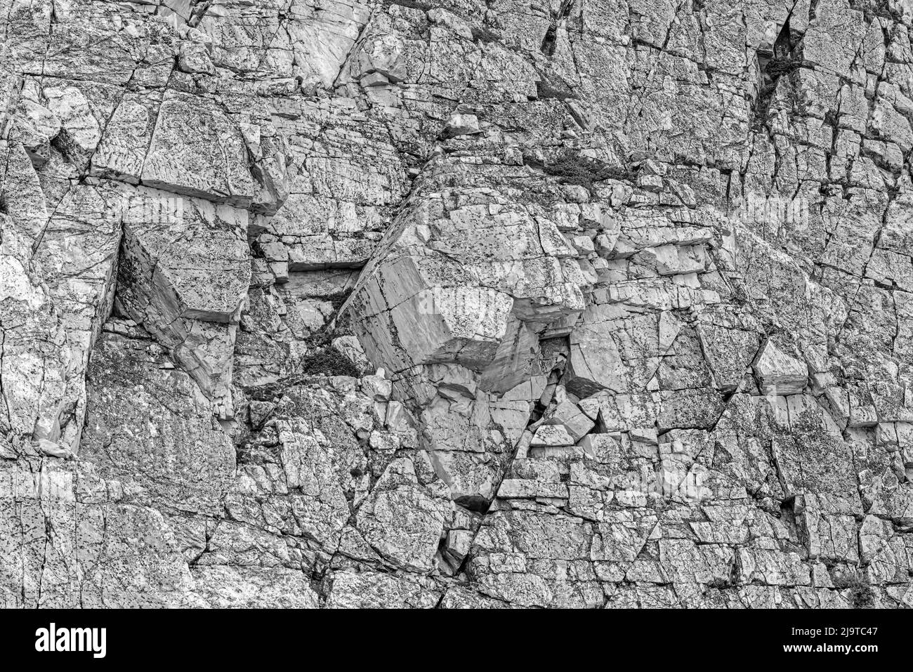 USA, Wyoming, Snowy Range. Typical rock formation in these mountains ...