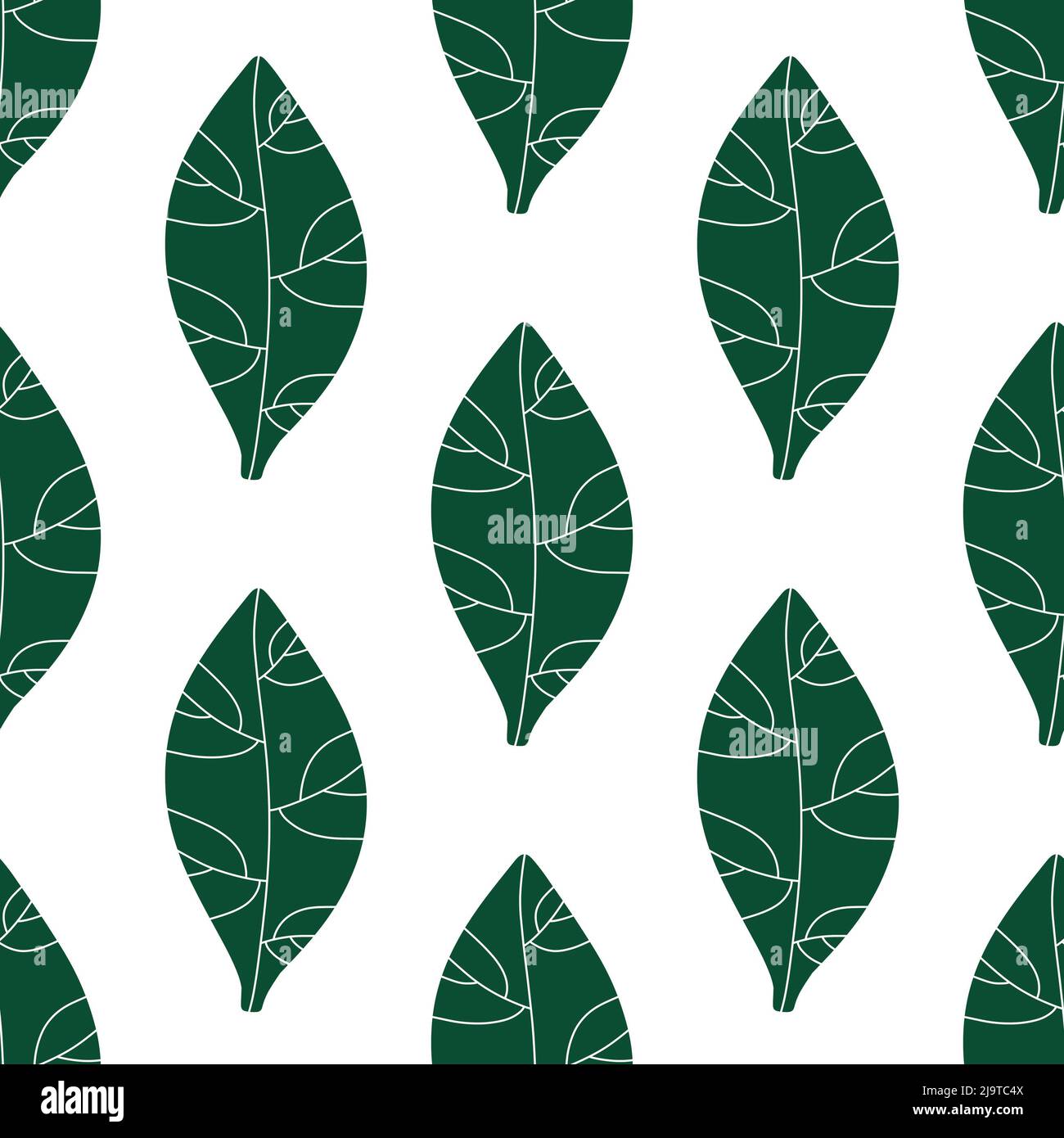 Floral seamless leaves branches pattern for fabrics and textiles and ...