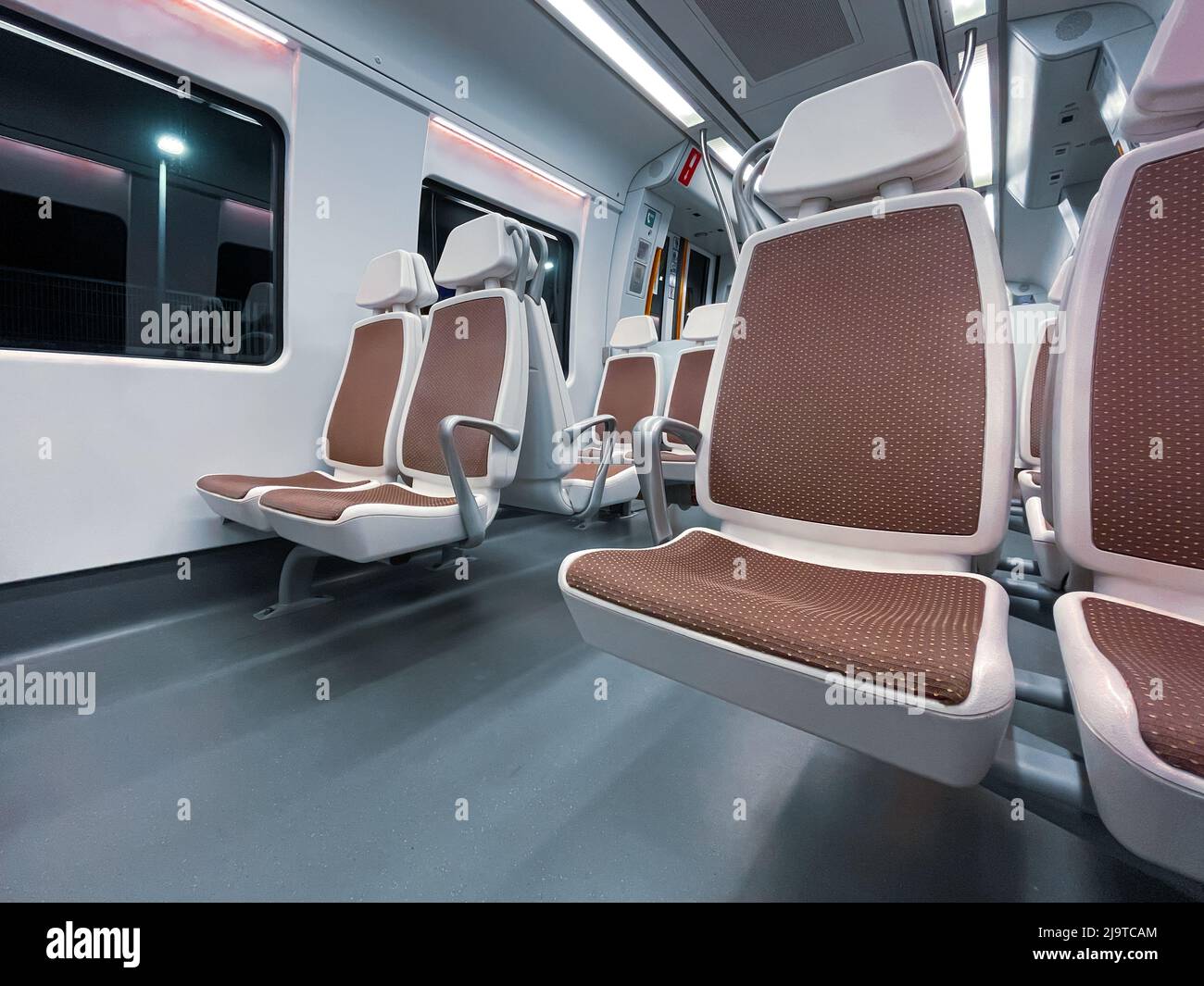 Empty train wagon hi-res stock photography and images - Alamy