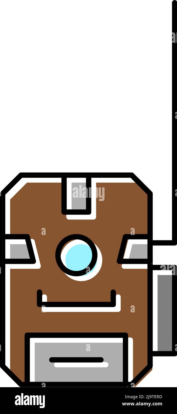 hunting camera color icon vector illustration Stock Vector Image & Art ...