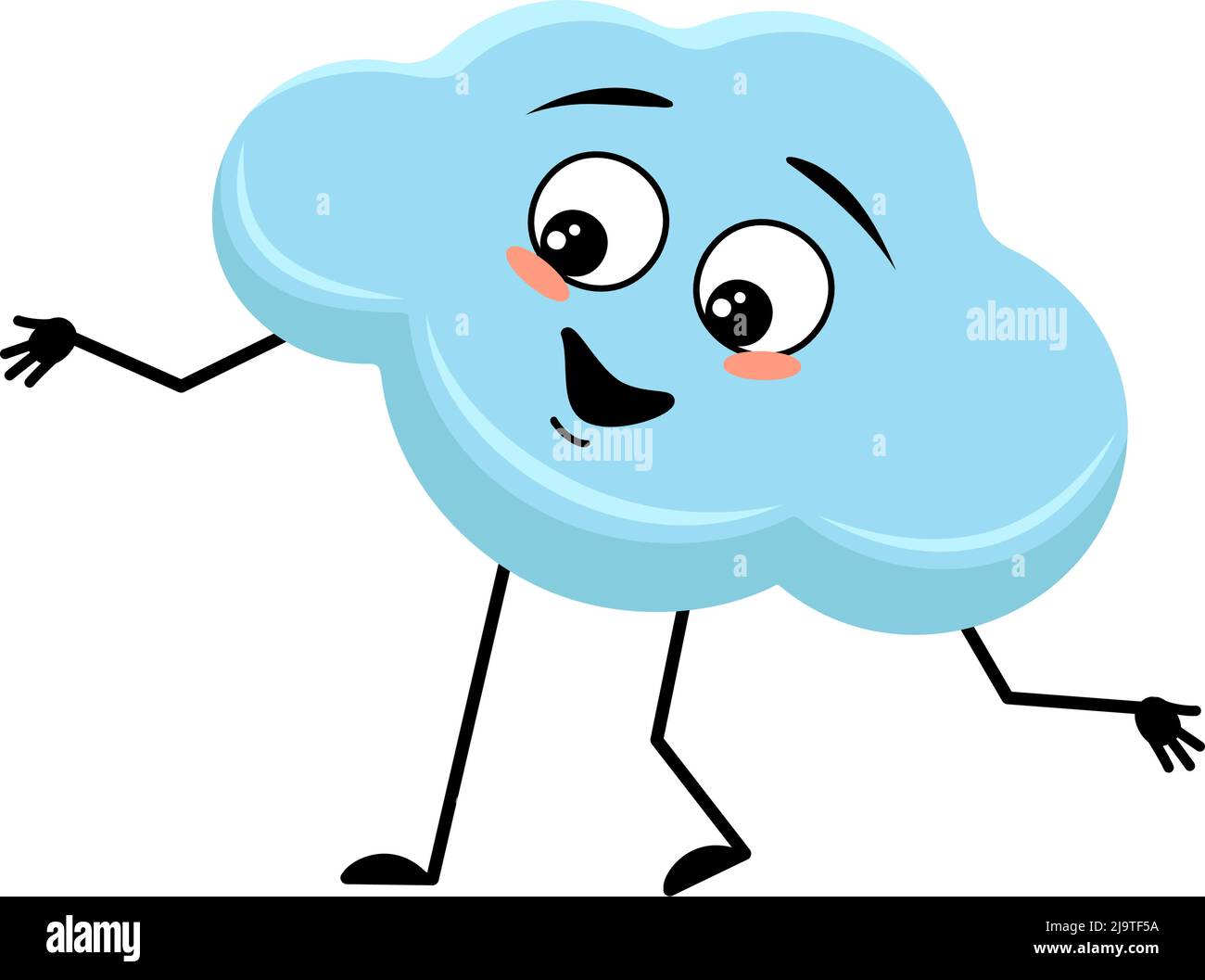 Cloudy sky portrait Stock Vector Images - Alamy