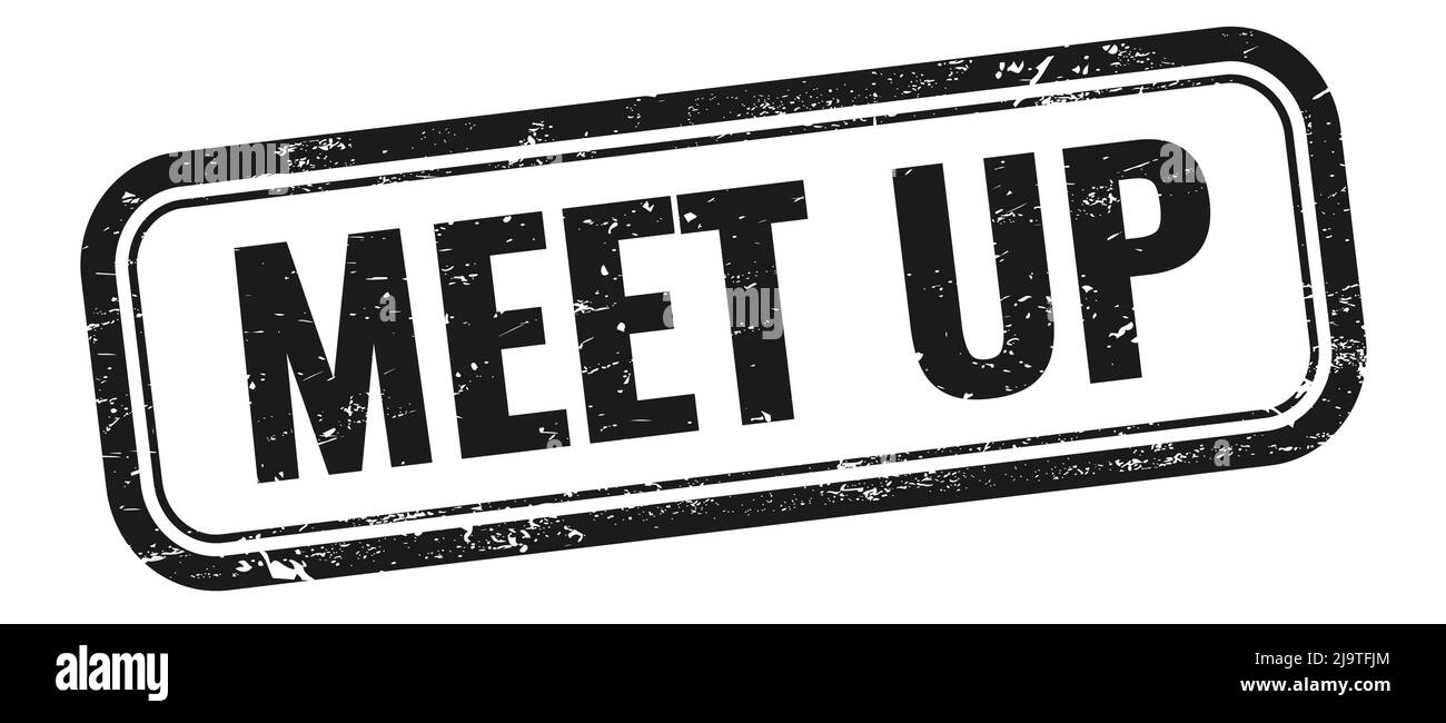 Meet up stamp Cut Out Stock Images & Pictures - Alamy
