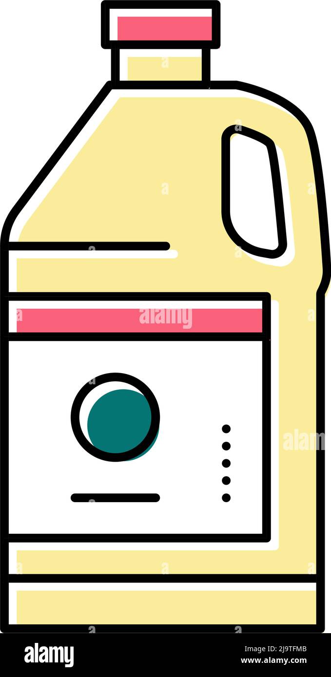 resin bottle color icon vector illustration Stock Vector Image & Art ...