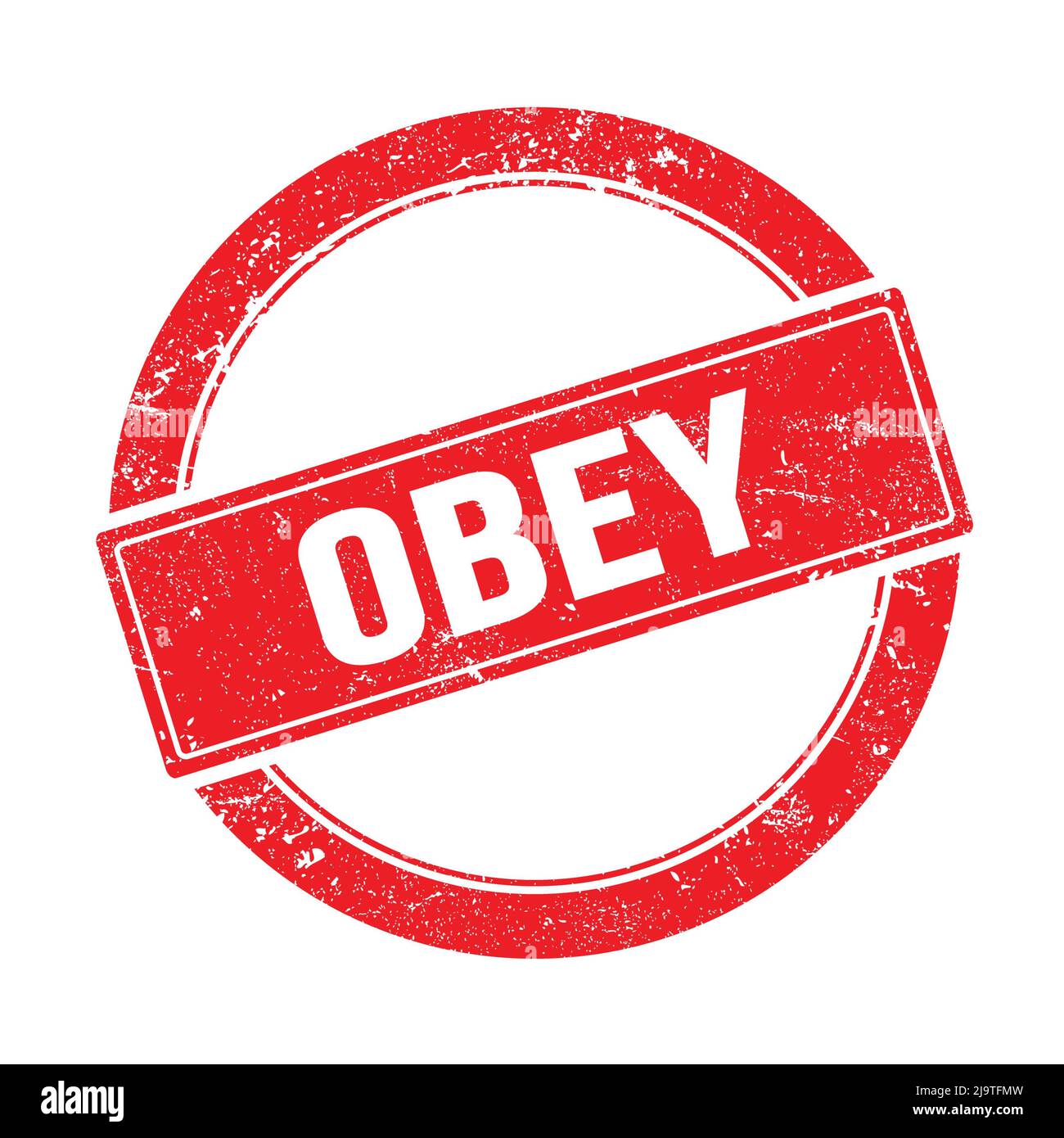 Obey stamp hi-res stock photography and images - Alamy