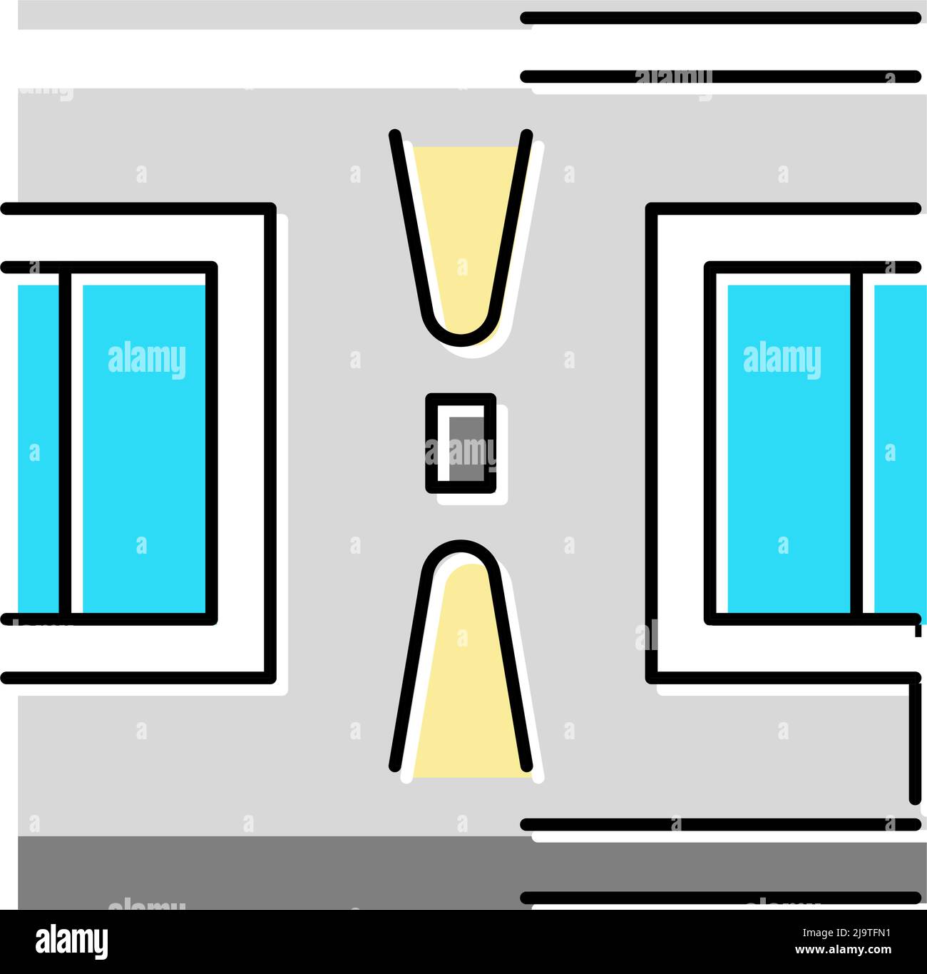 wall lighting color icon vector illustration Stock Vector Image & Art ...