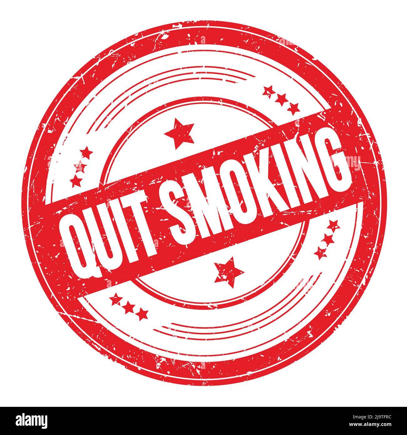 Quit smoking stamp hi-res stock photography and images - Alamy