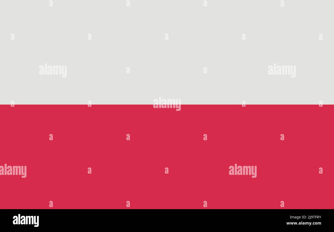 Flag of Poland. Polish national symbol in official colors. Template ...