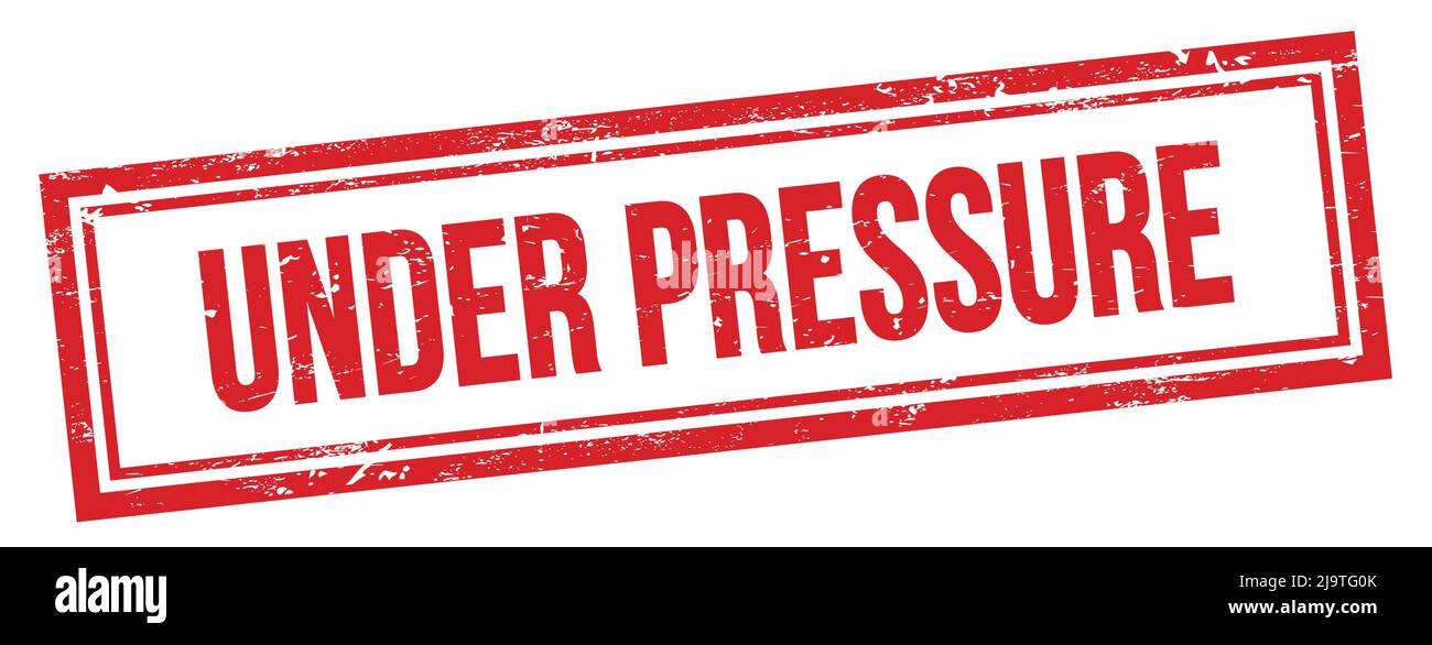 Under pressure stamp Cut Out Stock Images & Pictures - Alamy
