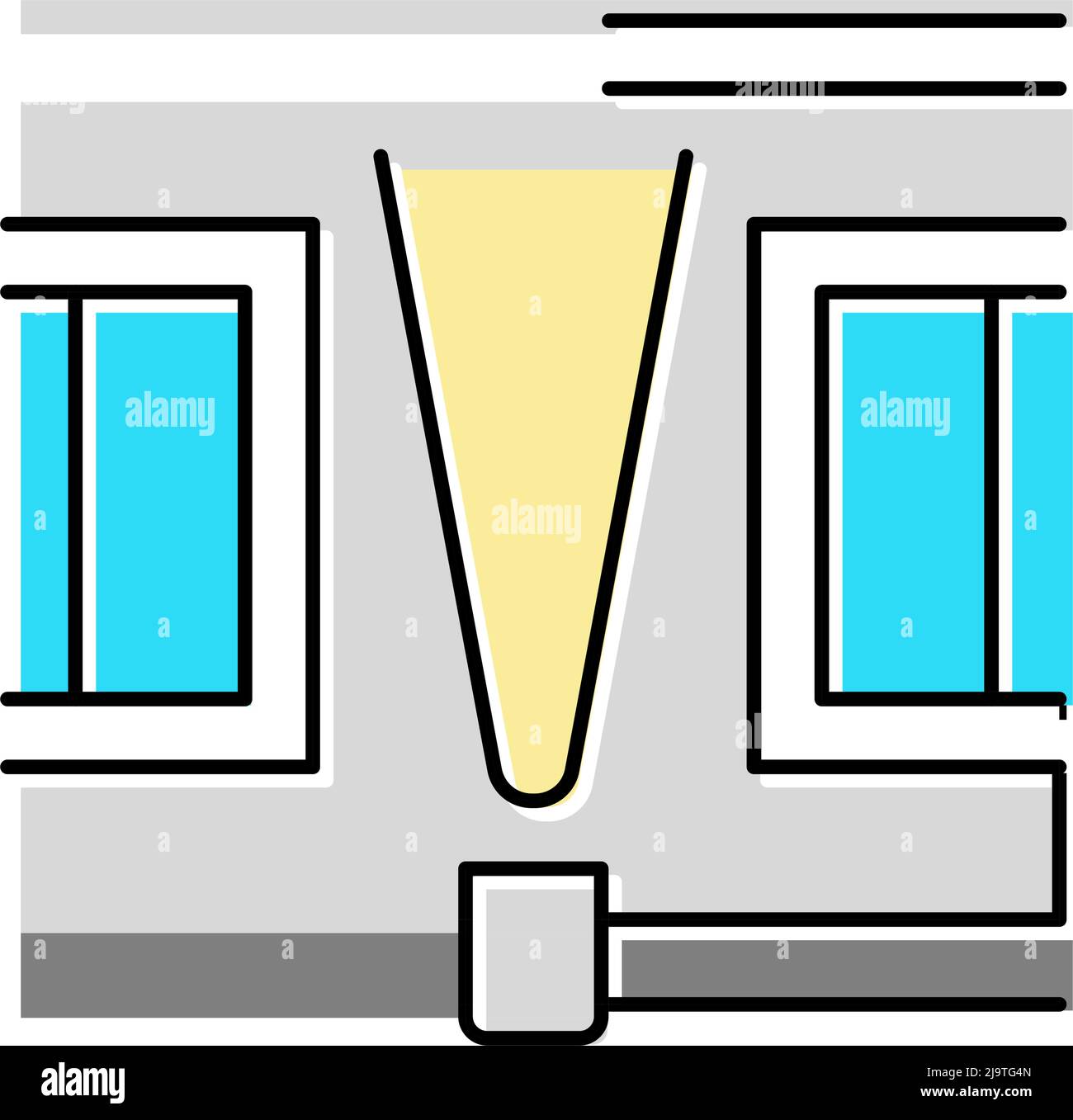 floor lighting color icon vector illustration Stock Vector Image & Art ...