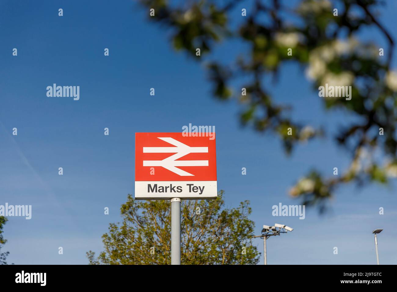 Marks tey train station hi-res stock photography and images - Alamy