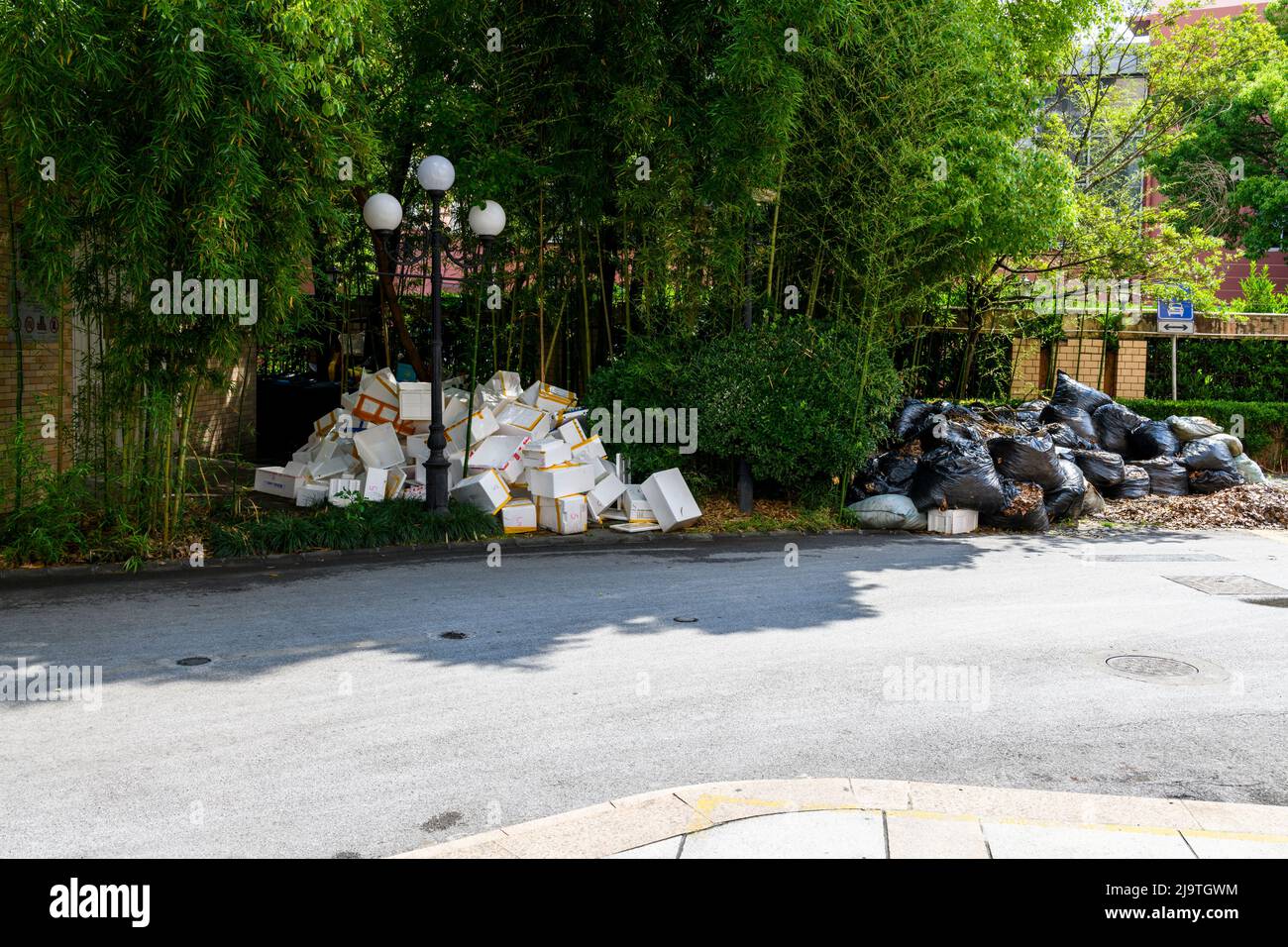 Recycling centers and waste management location are overflowing with ...