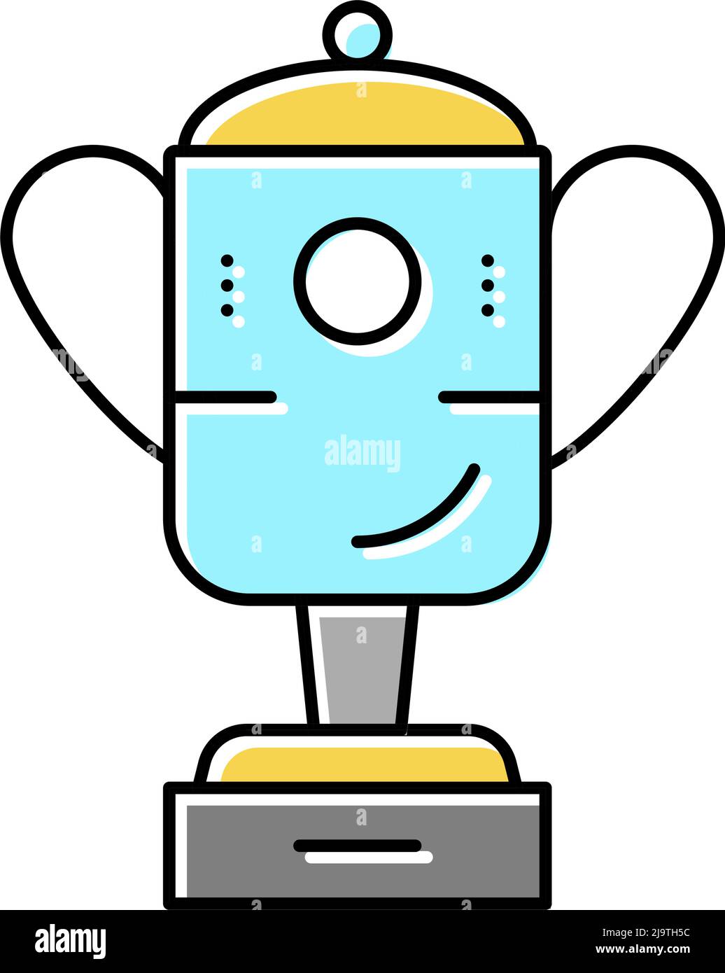 champion award golf tournament color icon vector illustration Stock ...