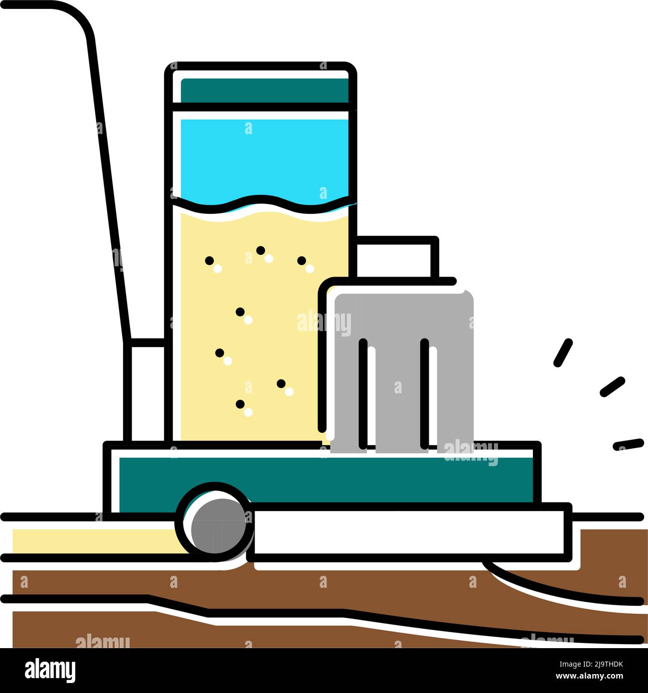 tool carrier trolley color icon vector illustration Stock Vector Image ...