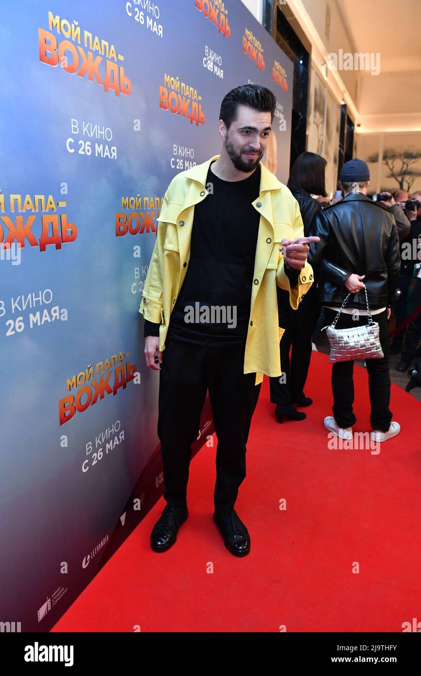 Moscow. The actor Vyacheslav Makarov on a premiere of the film of Egor ...