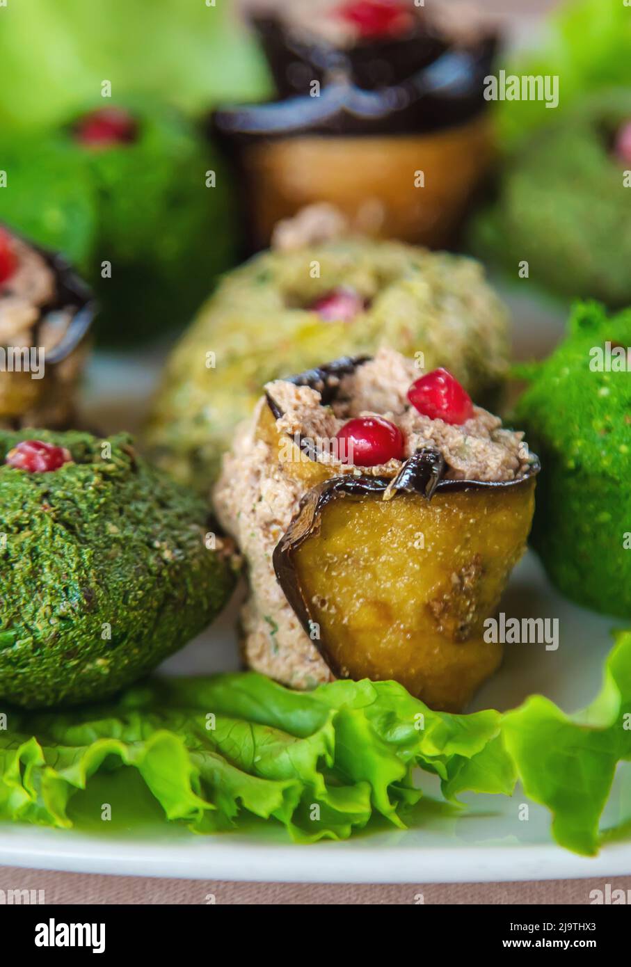 Pkhali traditional georgian food beetroot hi-res stock photography and ...