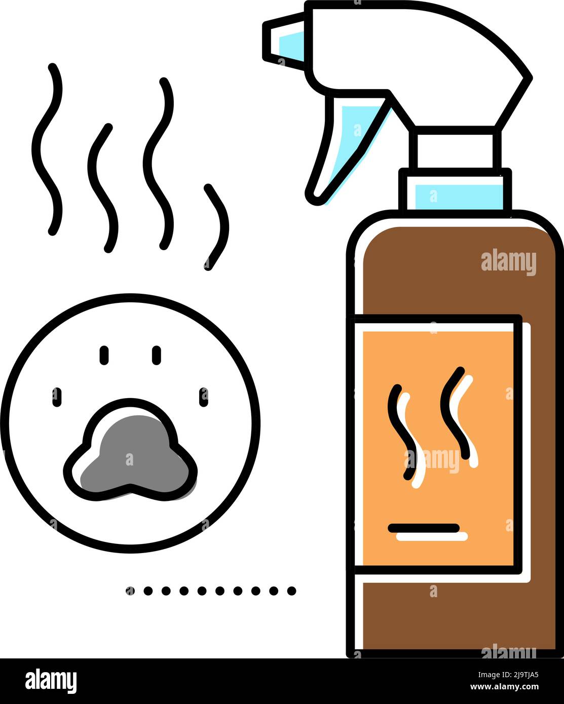 odor neutralizer color icon vector illustration Stock Vector Image ...