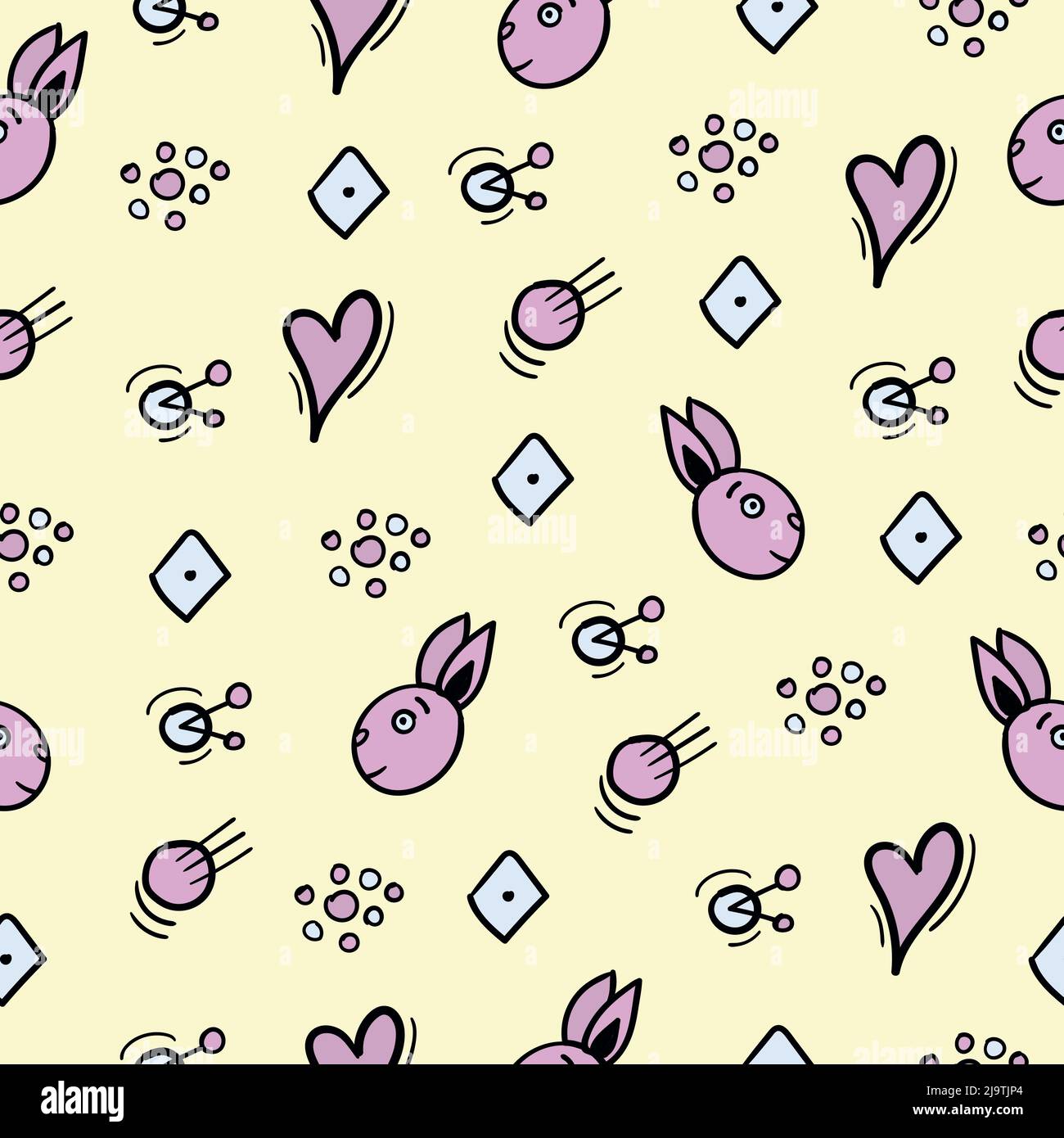 Rocket pattern seamless Stock Vector Images - Alamy