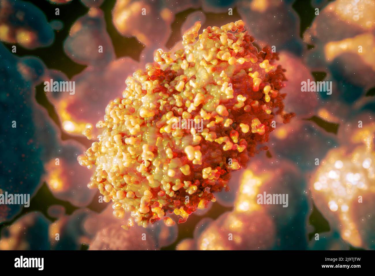 Monkeypox virus, illustration Stock Photo - Alamy