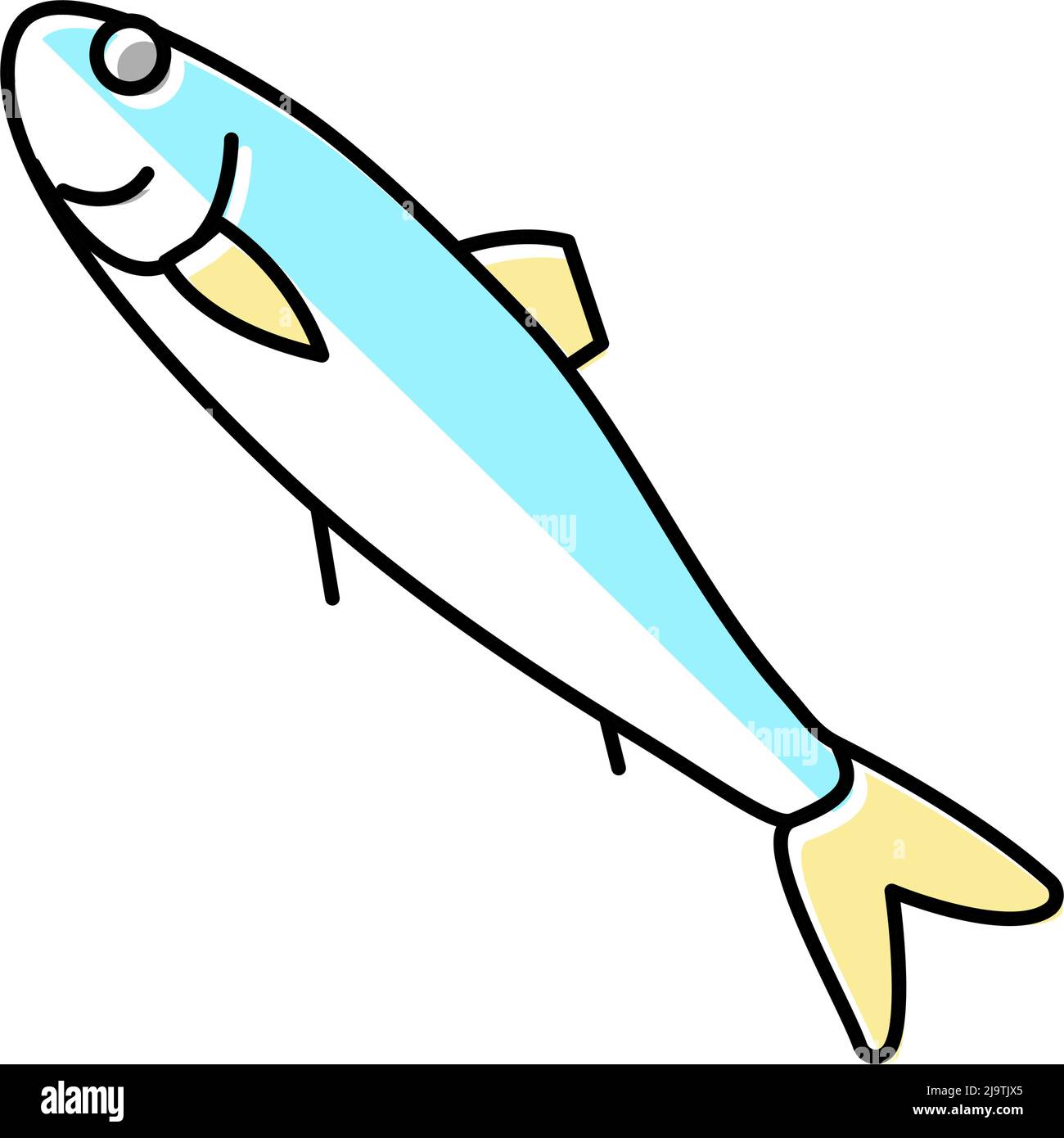 atlantic herring color icon vector illustration Stock Vector Image ...