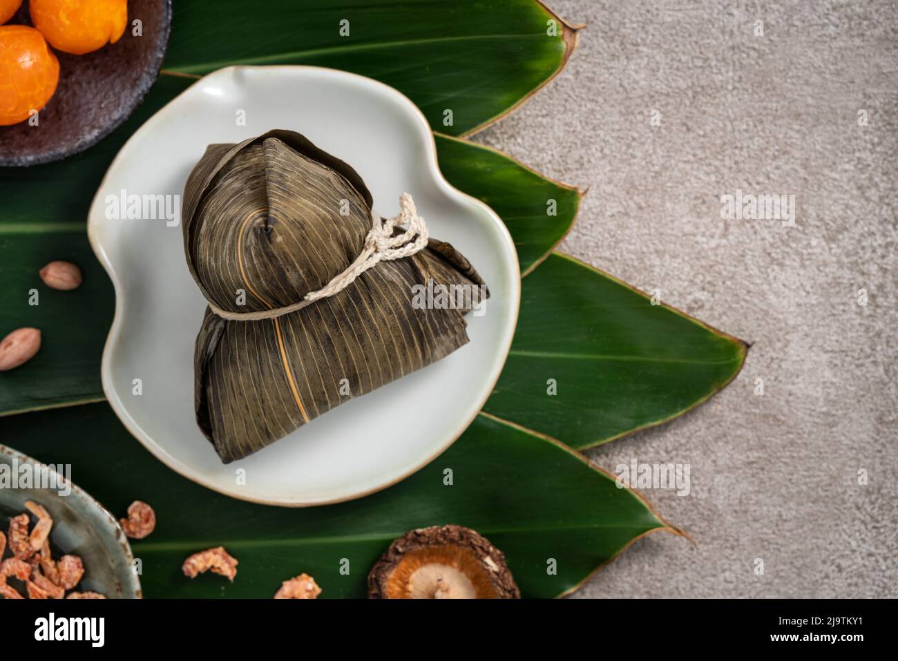 Zongzi, rice dumpling for traditional Chinese Duanwu Dragon Boat ...