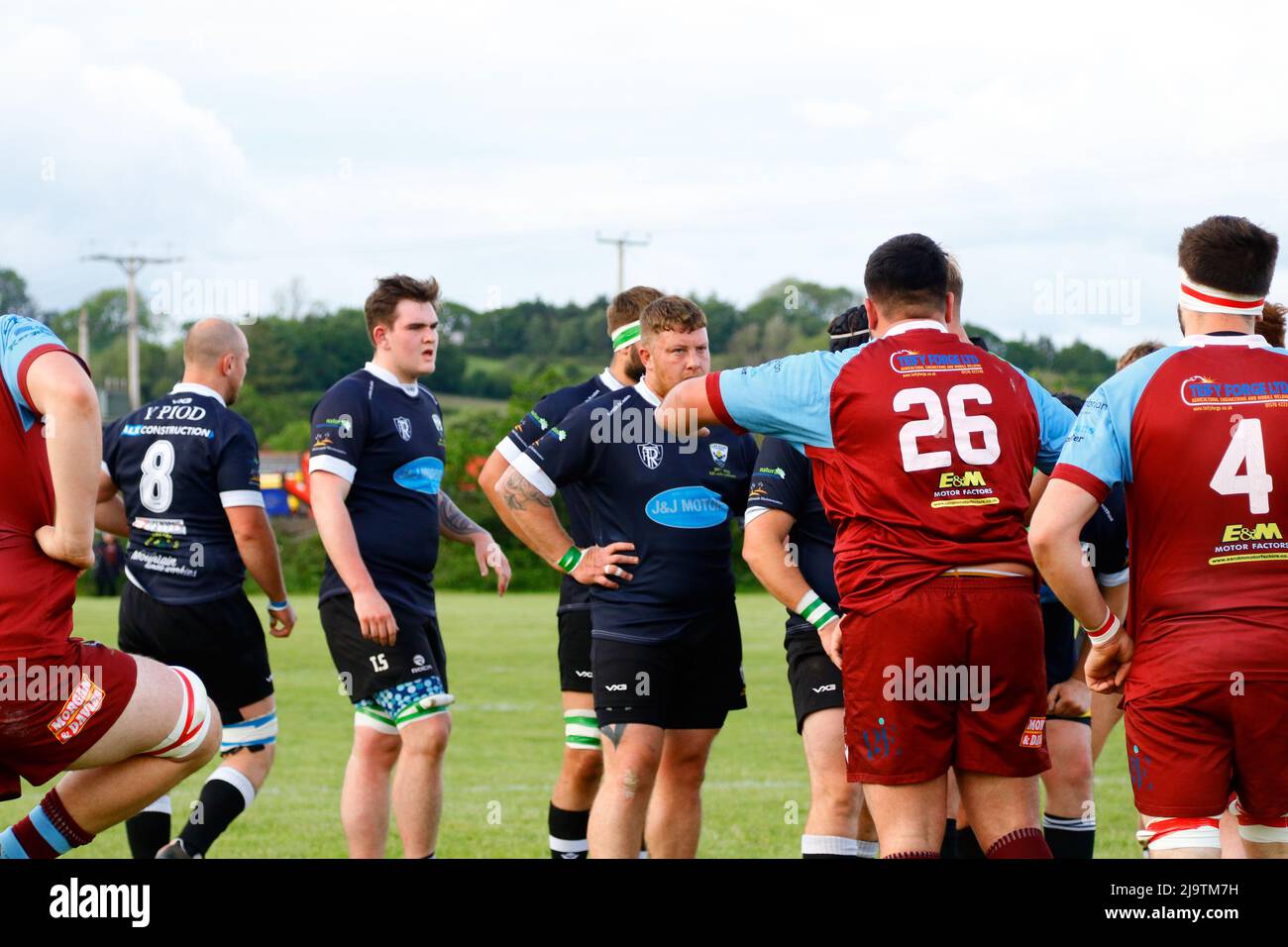 Tumble RFC v Lampeter RFC Stock Photo - Alamy