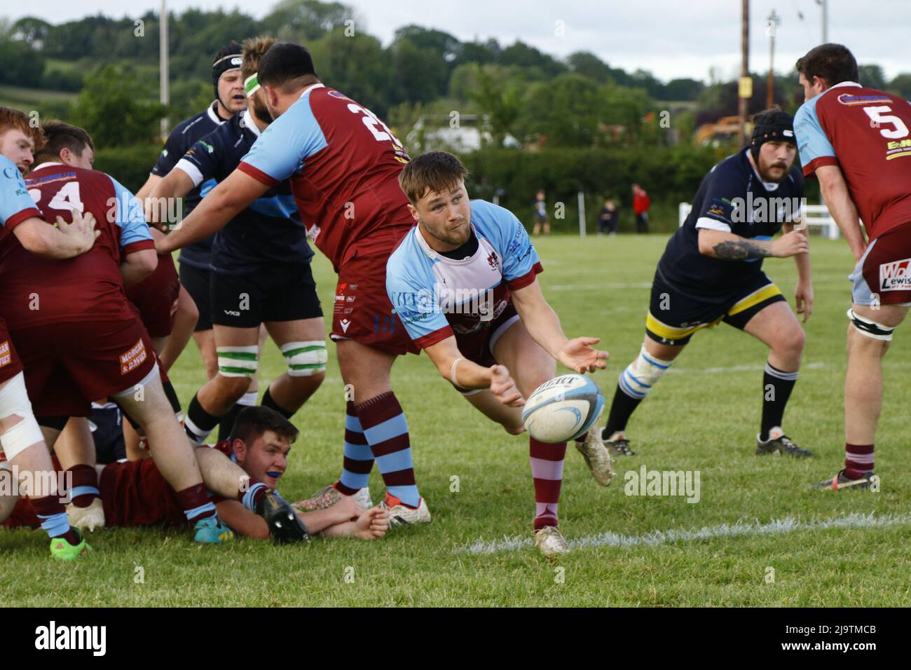 Tumble RFC v Lampeter RFC Stock Photo - Alamy