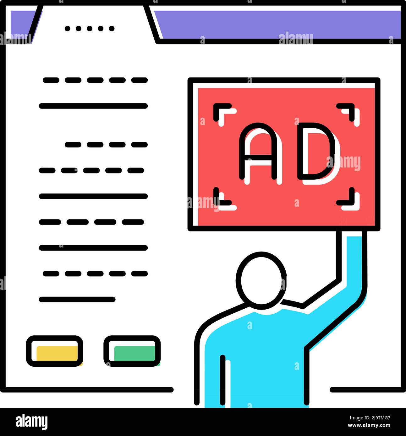 Side placement Stock Vector Images - Alamy