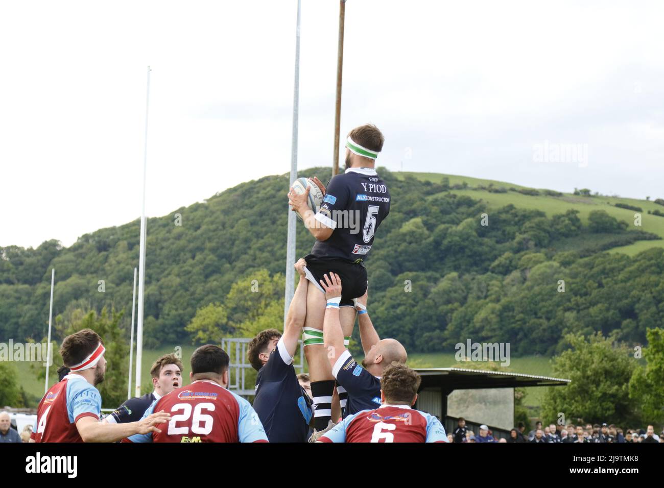 Tumble RFC v Lampeter RFC Stock Photo - Alamy