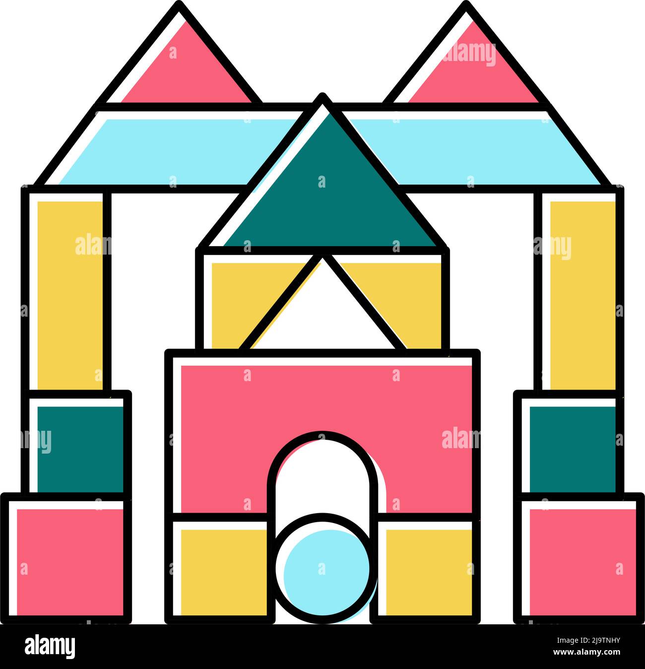 imaginative Play color icon vector illustration Stock Vector Image ...