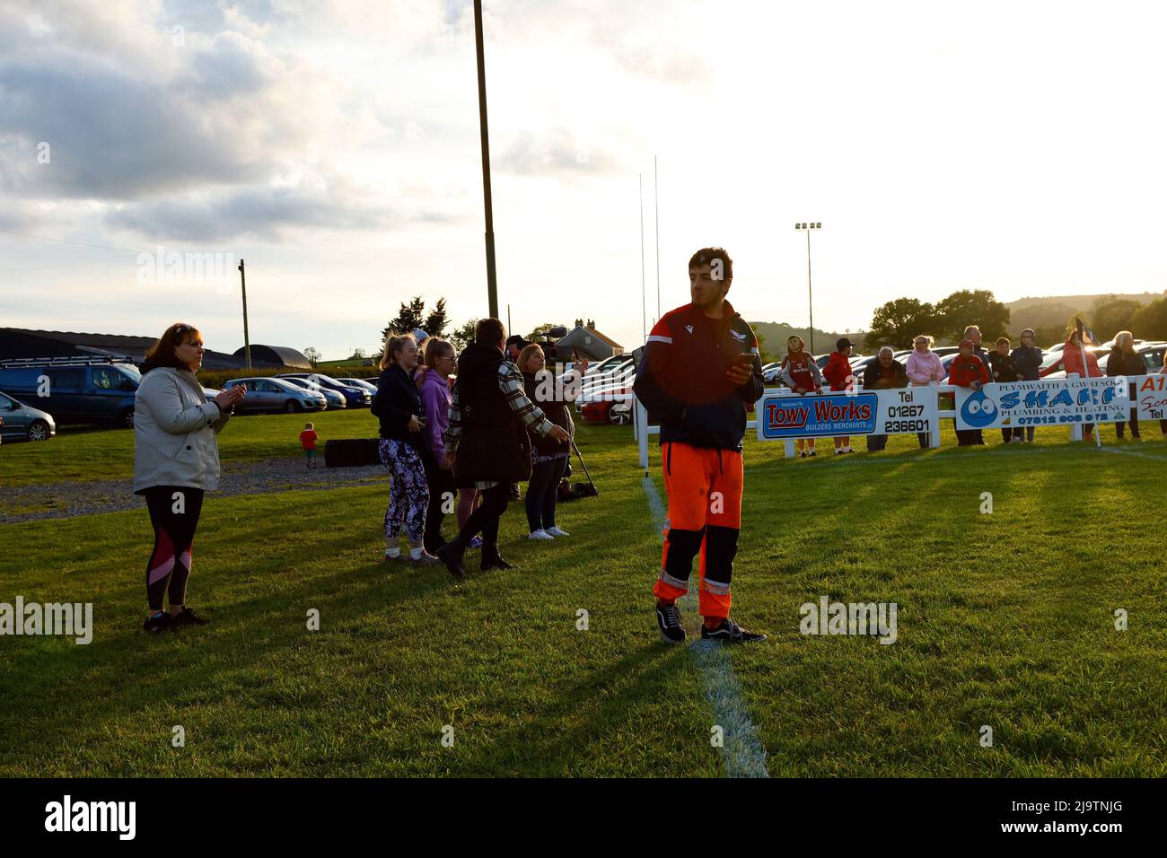 Tumble RFC v Lampeter RFC Stock Photo - Alamy
