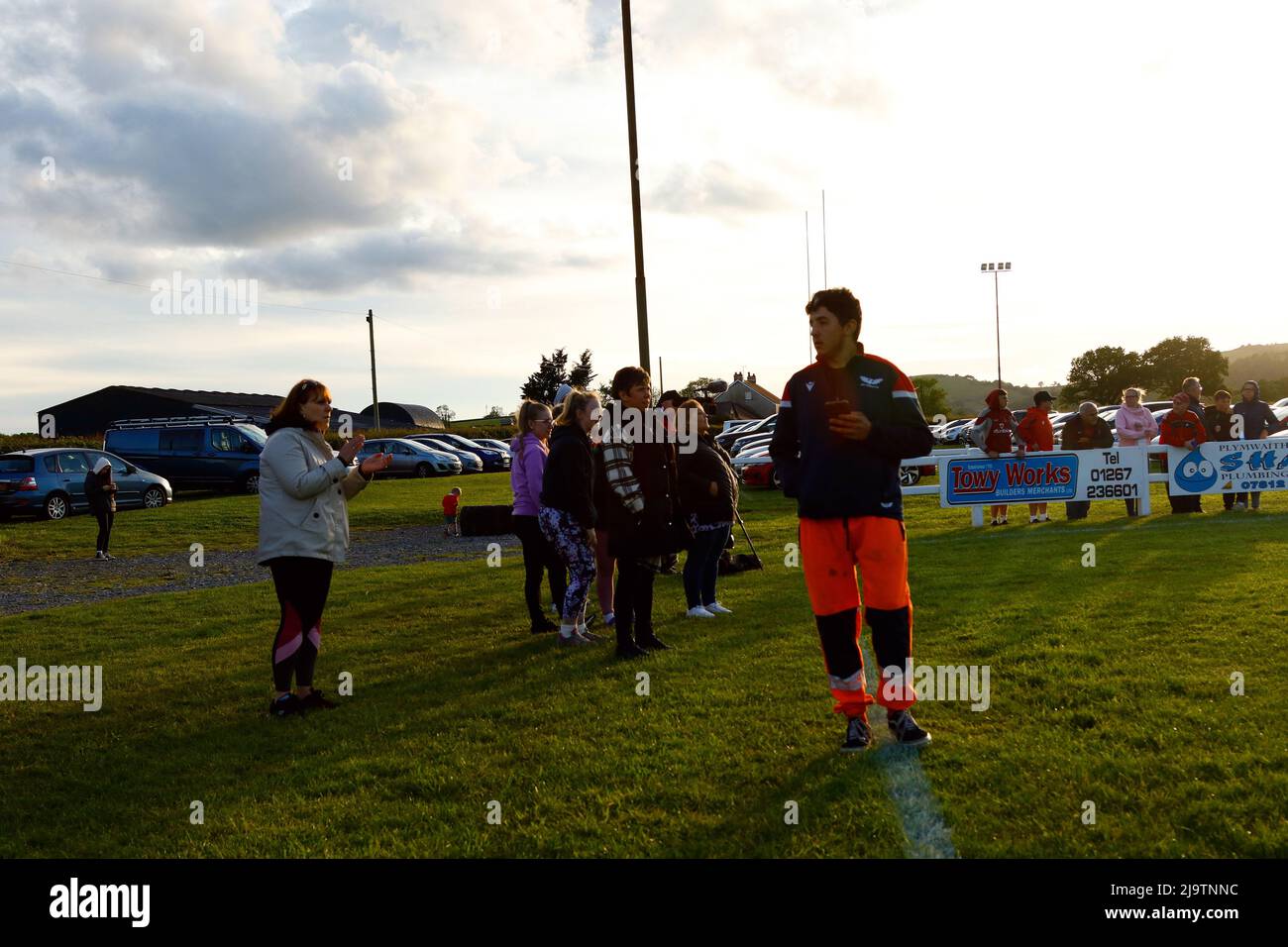 Tumble RFC v Lampeter RFC Stock Photo - Alamy