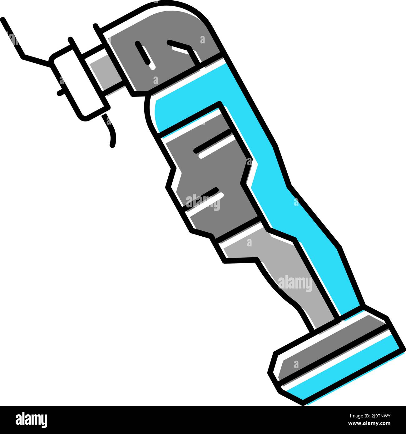 oscillating tool color icon vector illustration Stock Vector Image ...