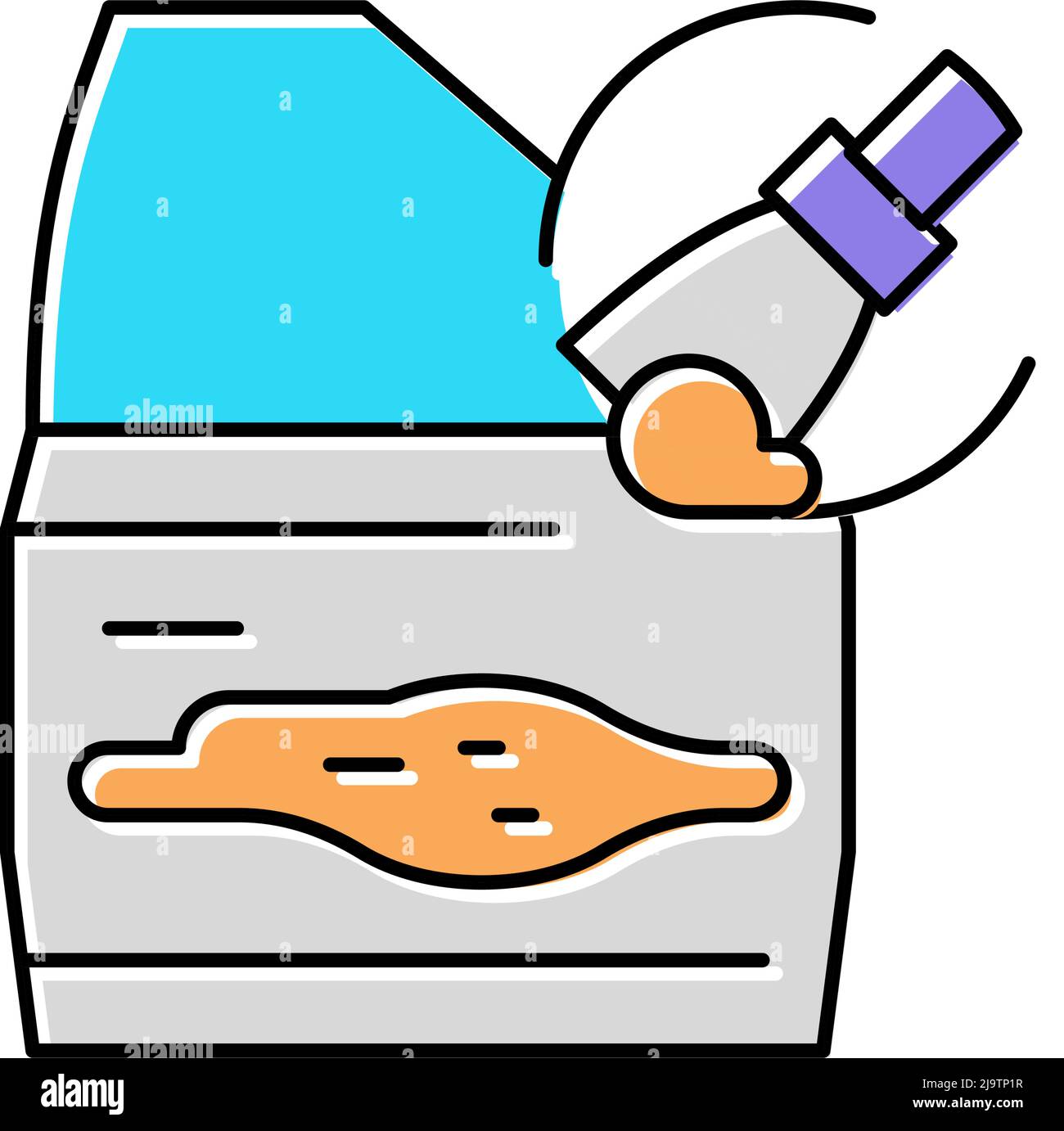 Car body filler Stock Vector Images - Alamy