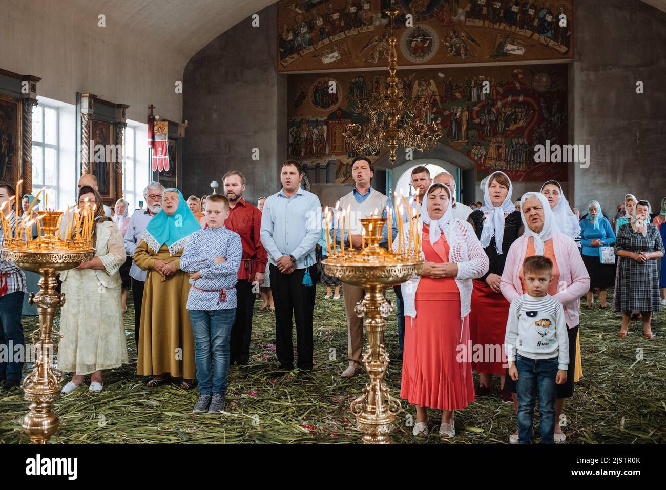 Lipovans celebrate Pentecost Sunday in Eastern Orthodox Church in ...