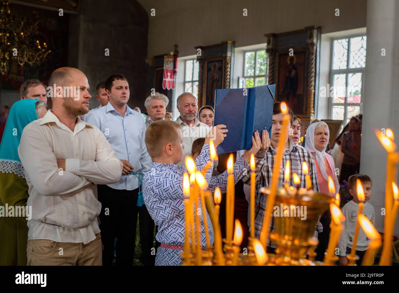 Lipovans celebrate Pentecost Sunday in Eastern Orthodox Church in ...