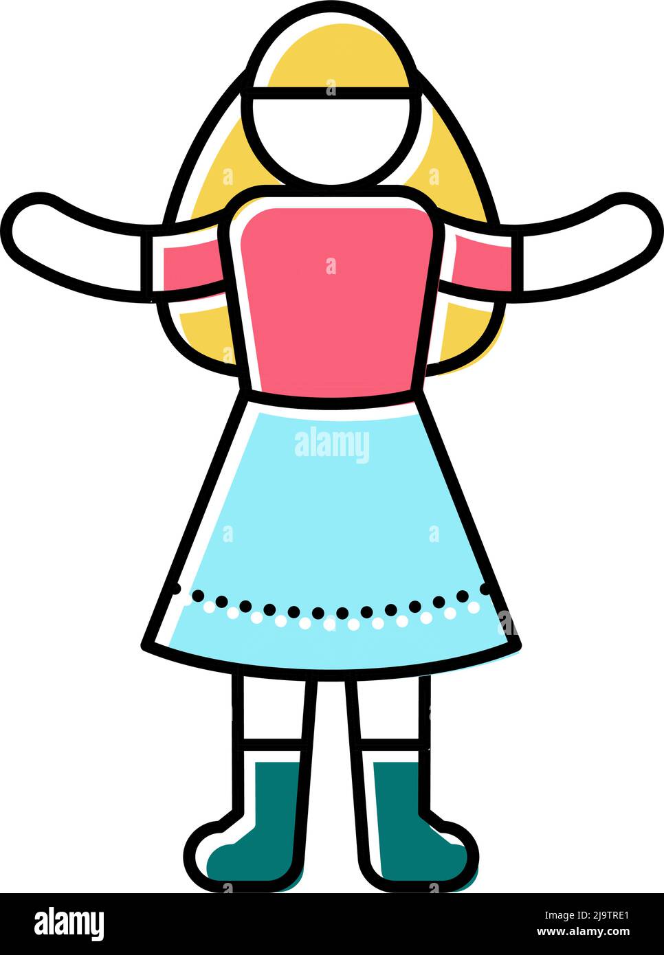 Toy toys doll dolls Stock Vector Images - Alamy