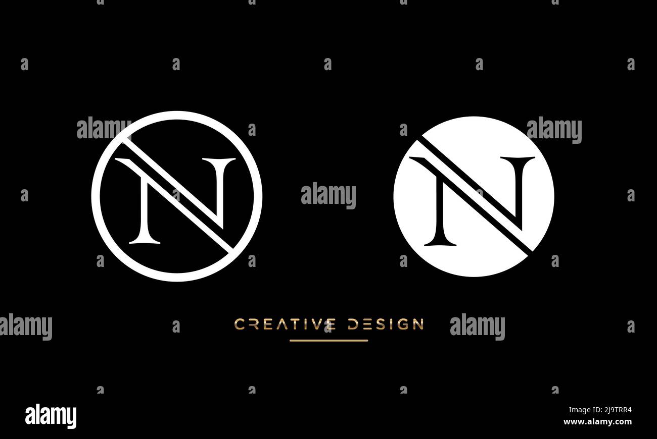 Alphabet Letters ON or NO Abstract Icon Logo Stock Vector Image & Art ...